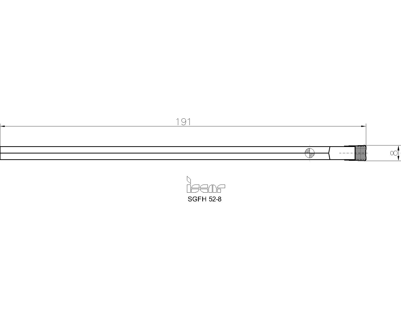 ISCAR Cutting Tools - Metal Working Tools - SGFH/R/L : 2300535 - SGFH 52-8