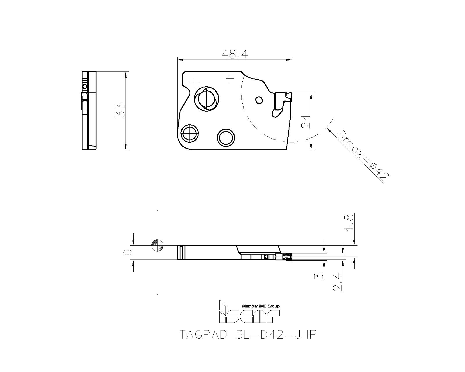 ISCAR Cutting Tools - Metal Working Tools - TAGPAD-JHP : 2393790 ...