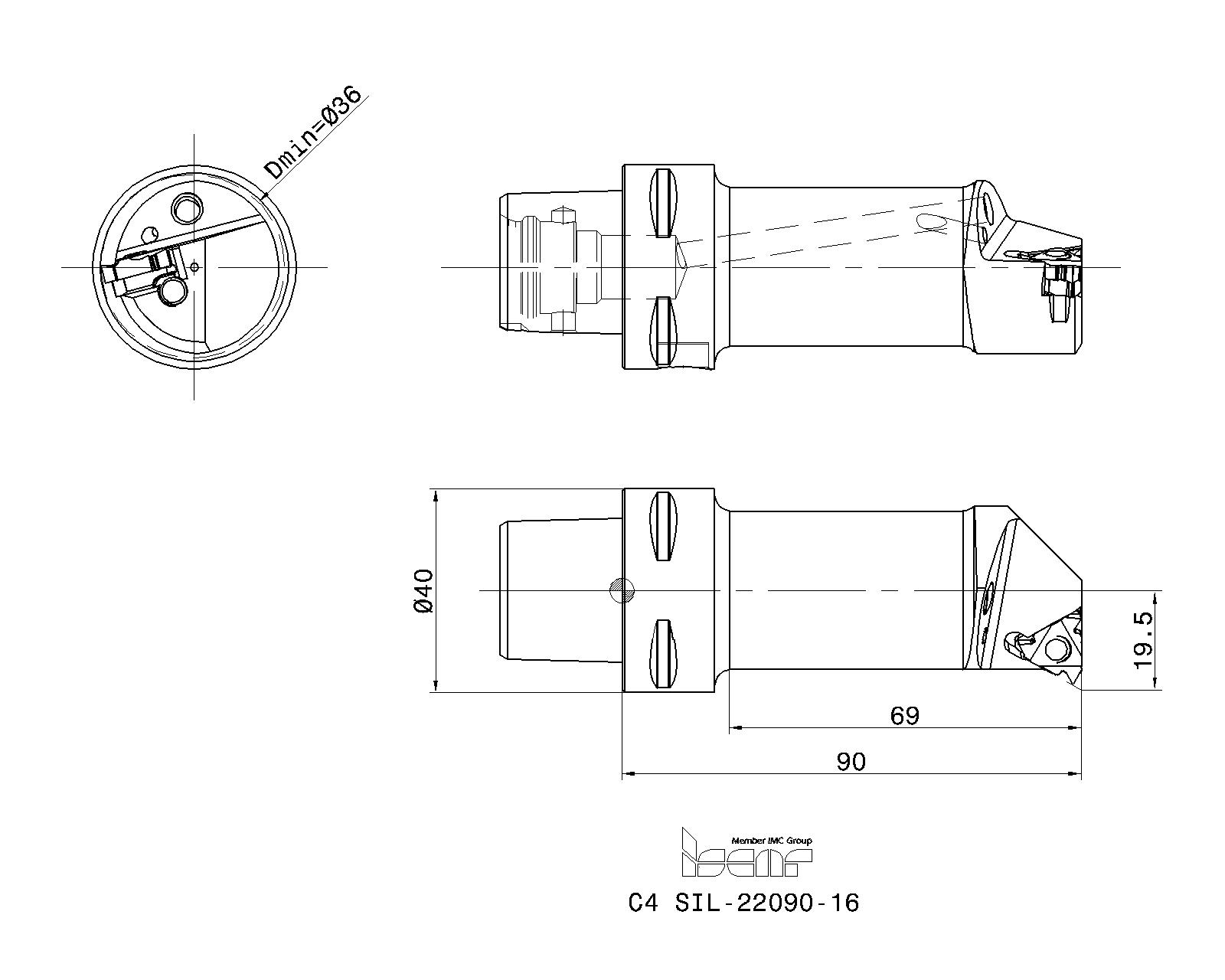 Iscar Cutting Tools Metal Working Tools C Sir L 3303345 C4 Sil