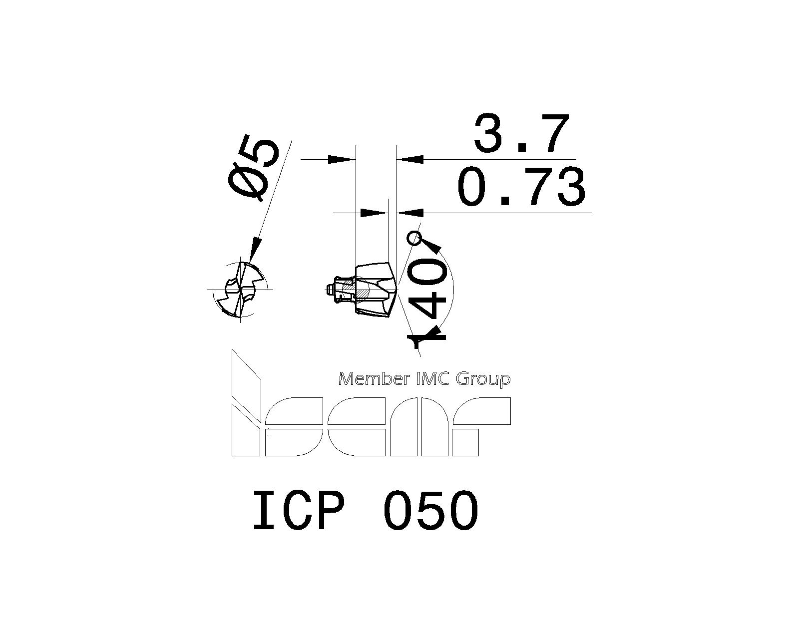 ISCAR Cutting Tools - Metal Working Tools - ICP : 3310523 - ICP 050