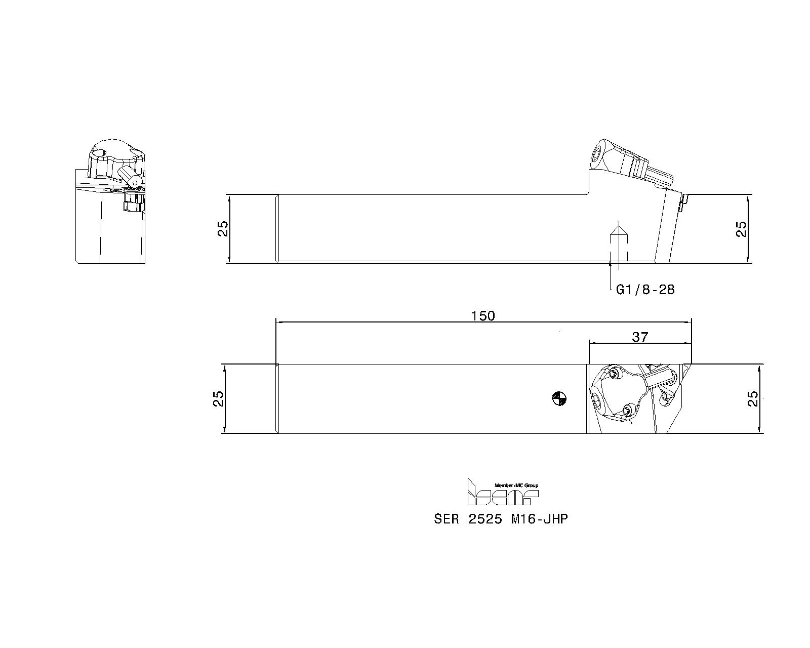 ISCAR Cutting Tools - Metal Working Tools - SER/L-JHP : 3326456 - SER ...