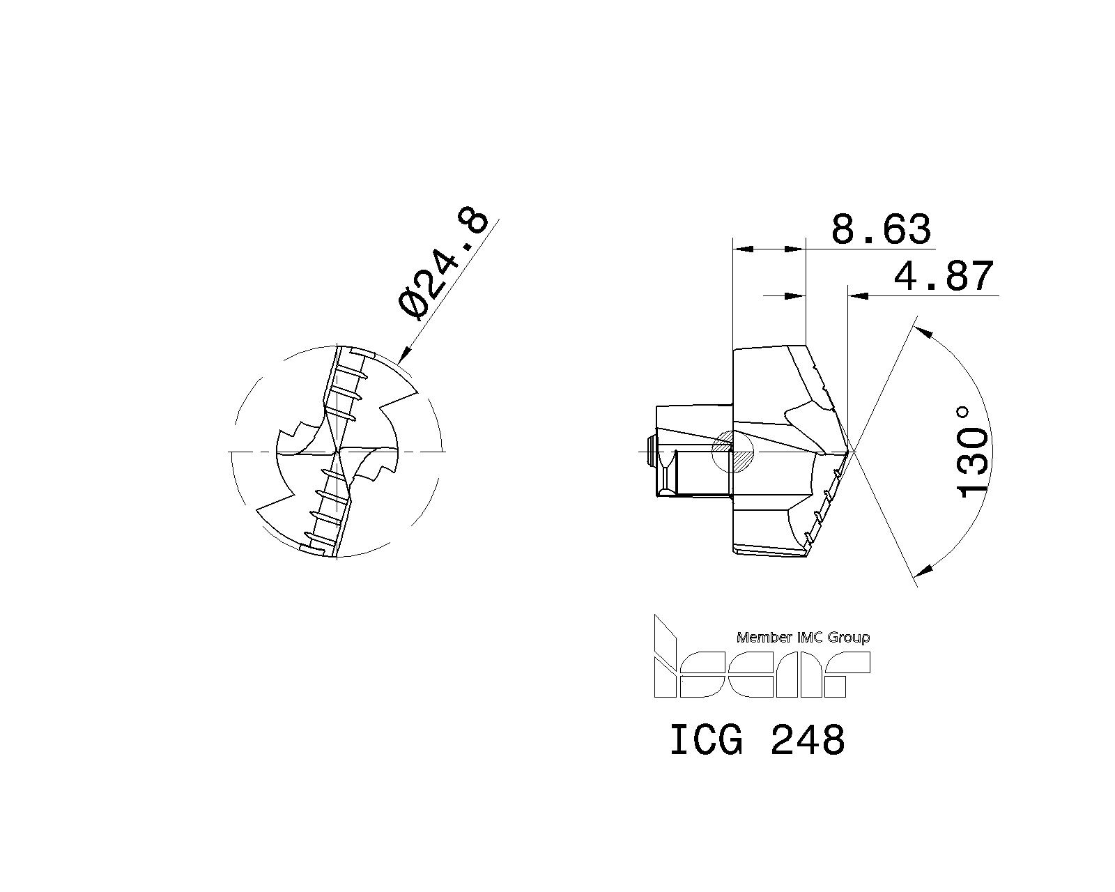 ISCAR Cutting Tools - Metal Working Tools - ICG : 3345987 - ICG 248