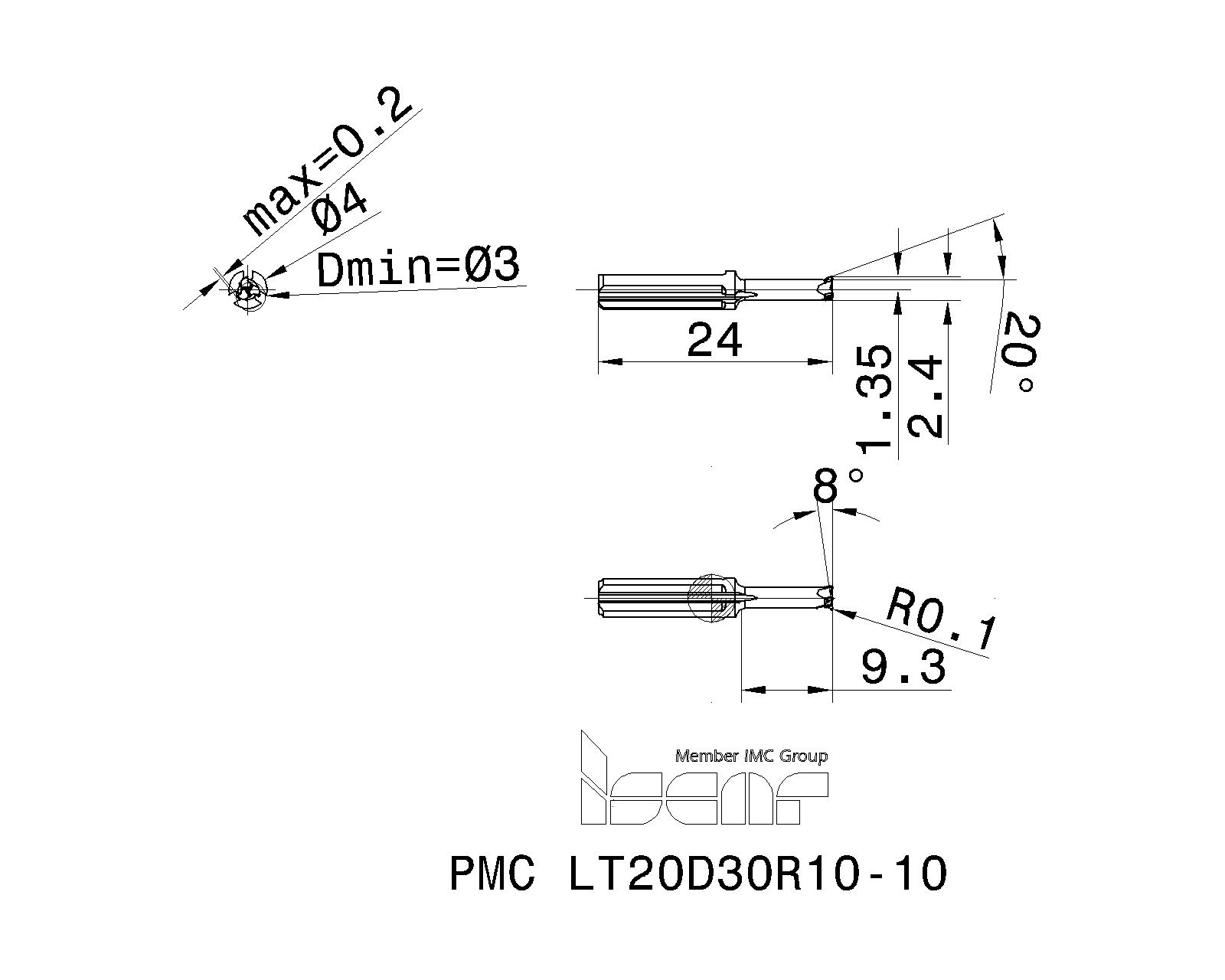 ISCAR Cutting Tools - Metal Working Tools - PICCO PMC R/L : 3441068 ...