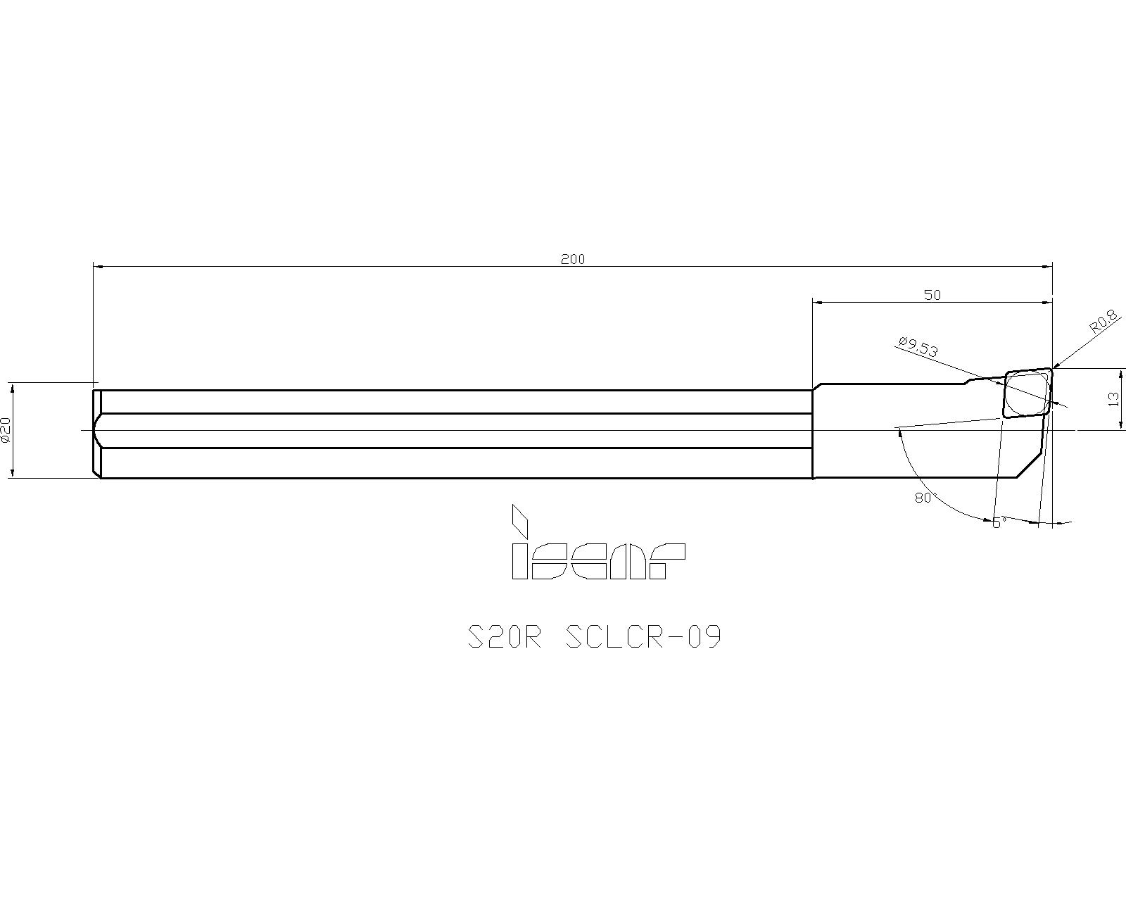 ISCAR Cutting Tools - Metal Working Tools - A/E/S-SCLCR/L : 3600854 ...