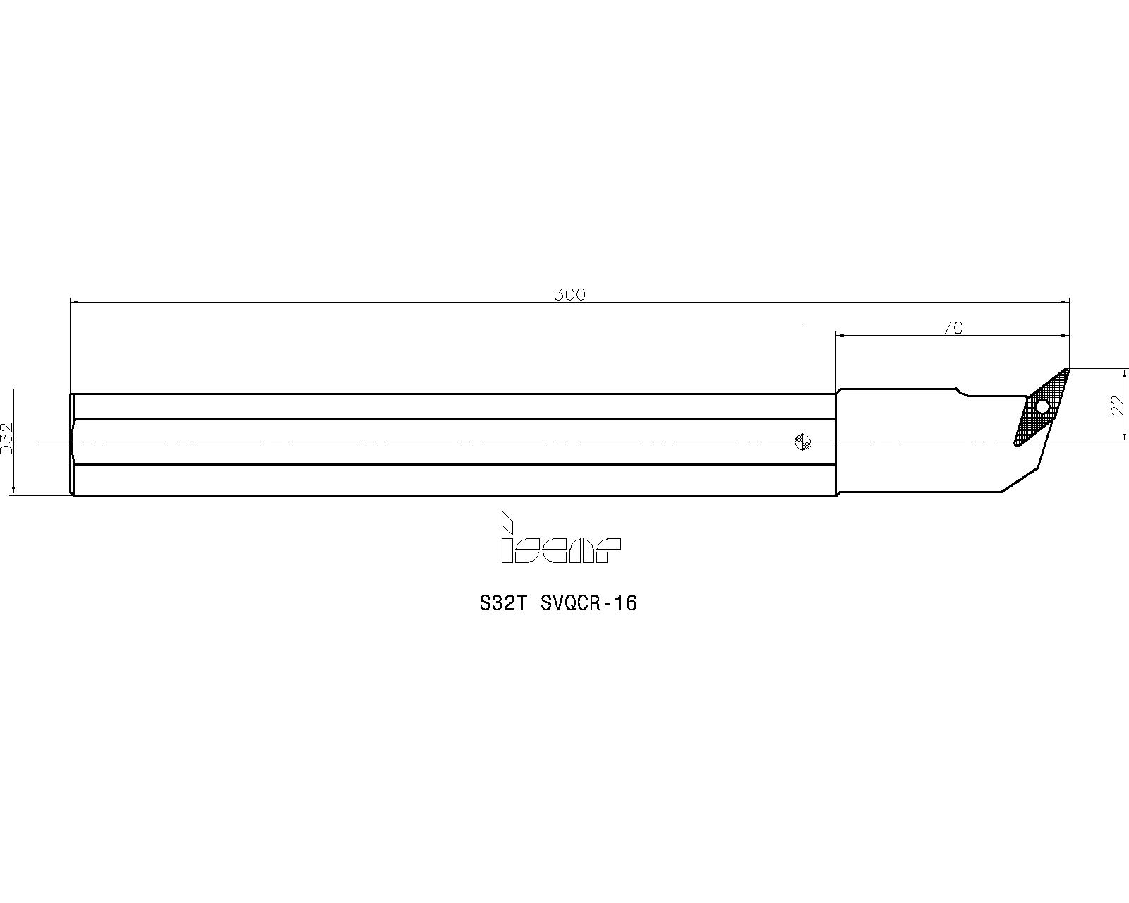 ISCAR Cutting Tools - Metal Working Tools - A/S-SVQCR/L : 3601091 ...