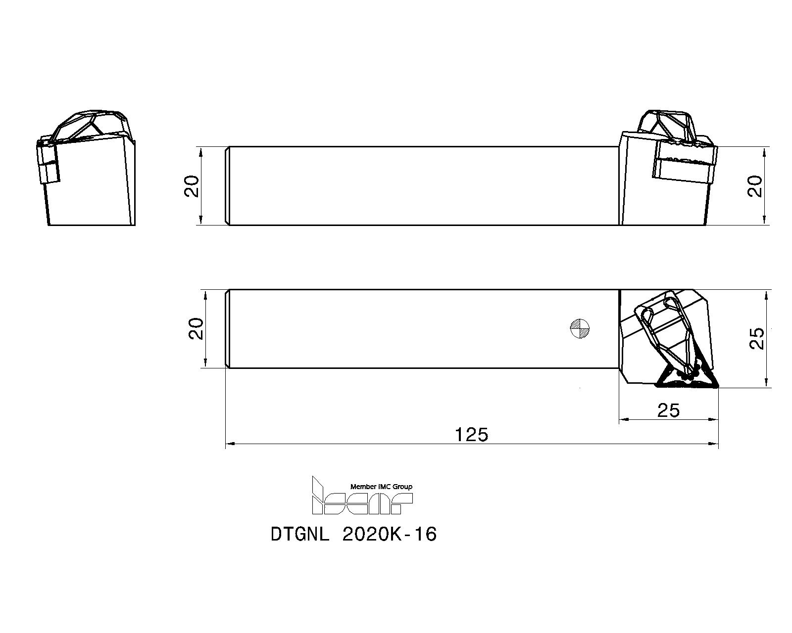 ISCAR Cutting Tools - Metal Working Tools - DTGNR/L : 3602583 - DTGNL ...