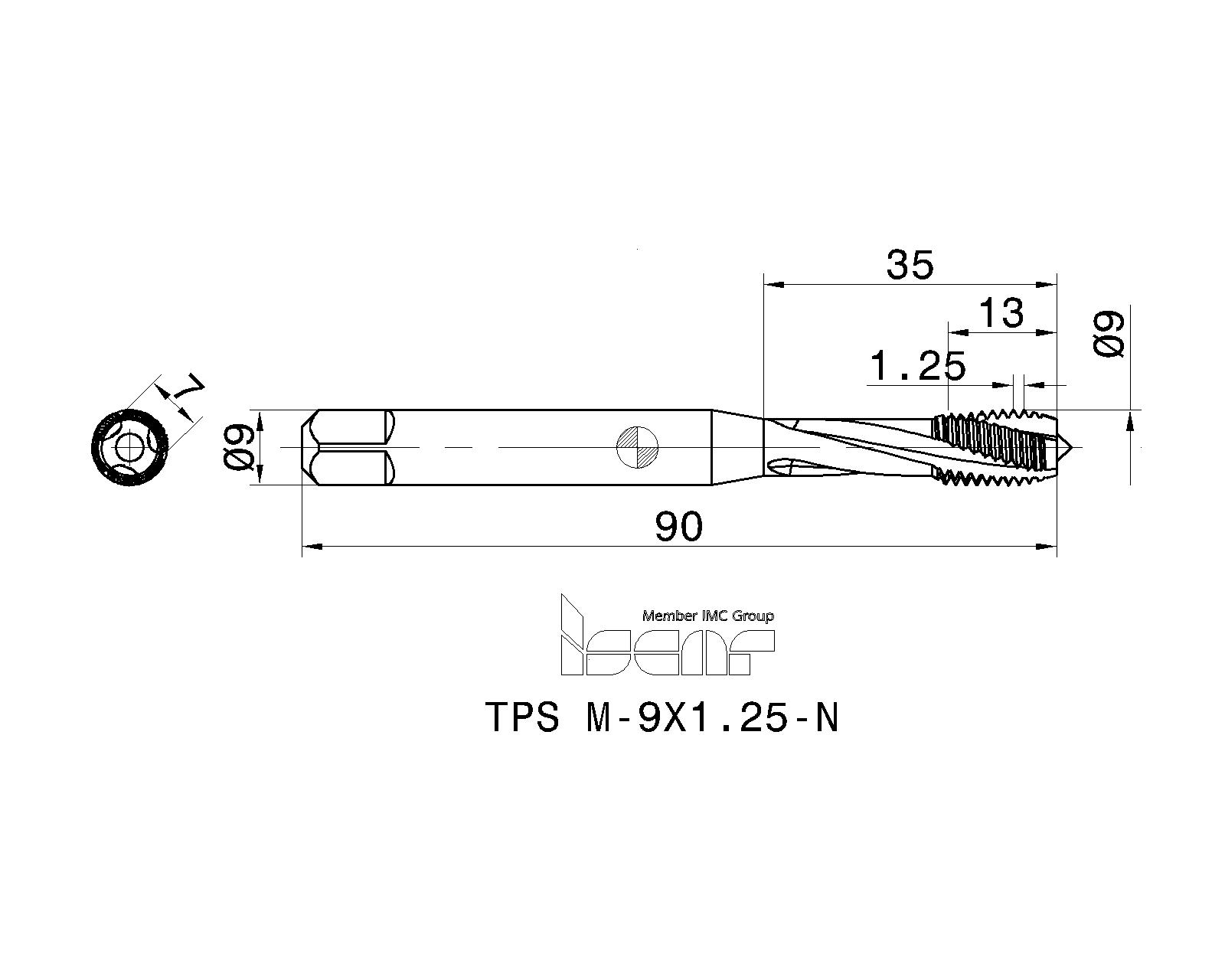 ISCAR Cutting Tools - Metal Working Tools - TPS M-N (HSS) : 4445111 ...