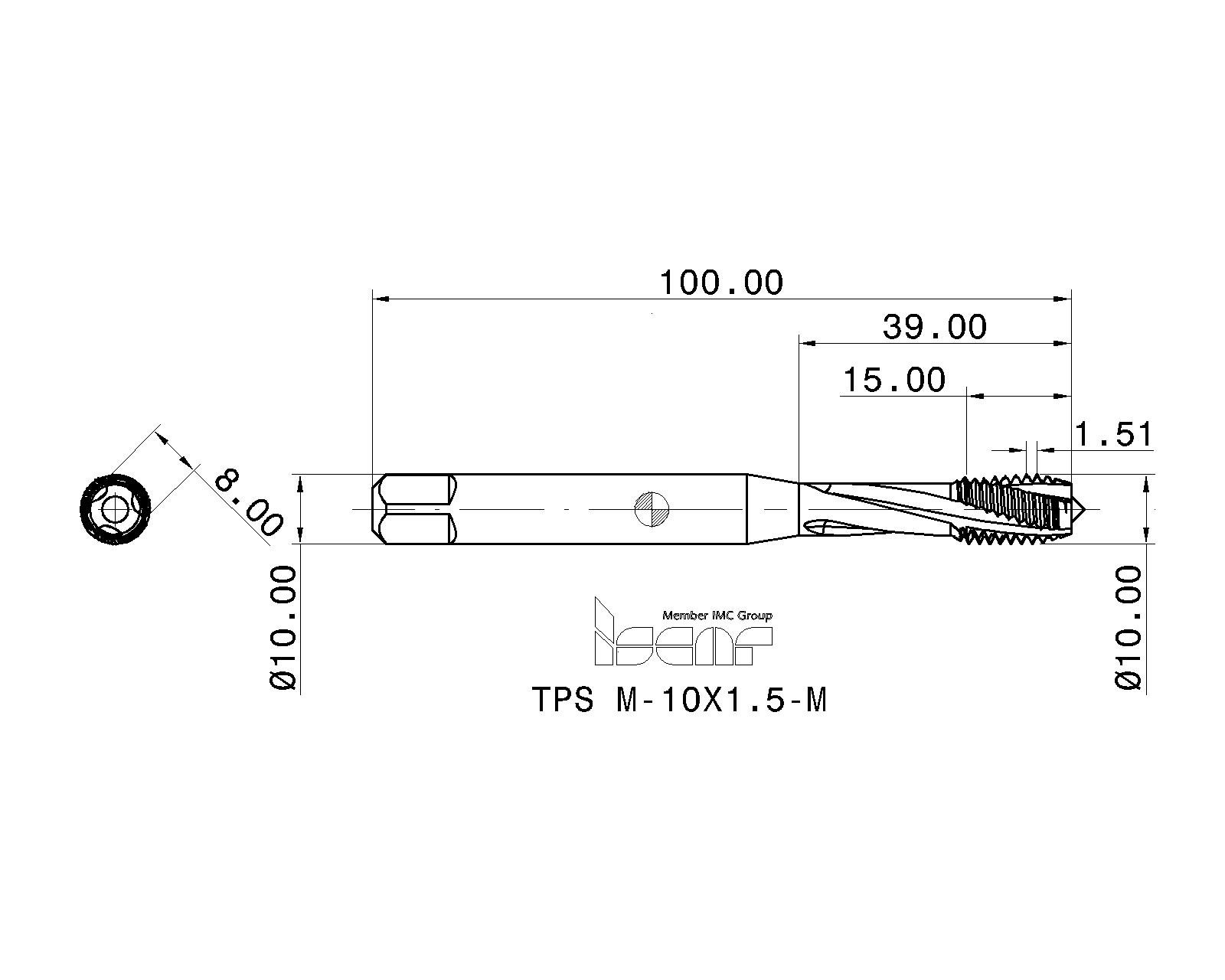 ISCAR Cutting Tools - Metal Working Tools - TPS M (HSS) : 4445594 - TPS ...