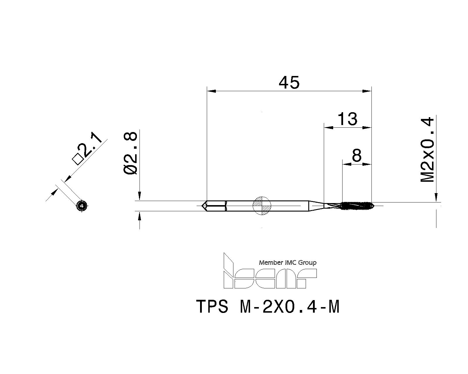 ISCAR Cutting Tools - Metal Working Tools - TPS M (HSS) : 4446045 - TPS ...