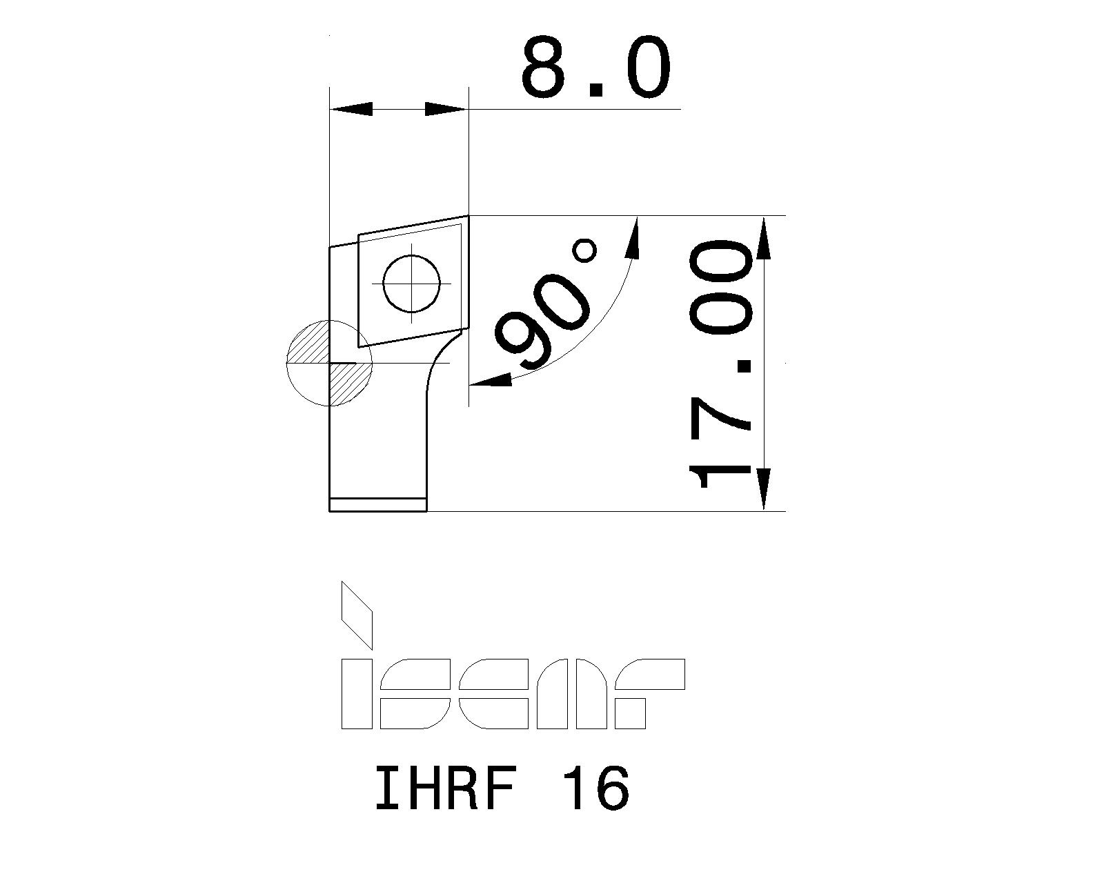 ISCAR Cutting Tools - Metal Working Tools - IHRF : 4550333 - IHRF 16