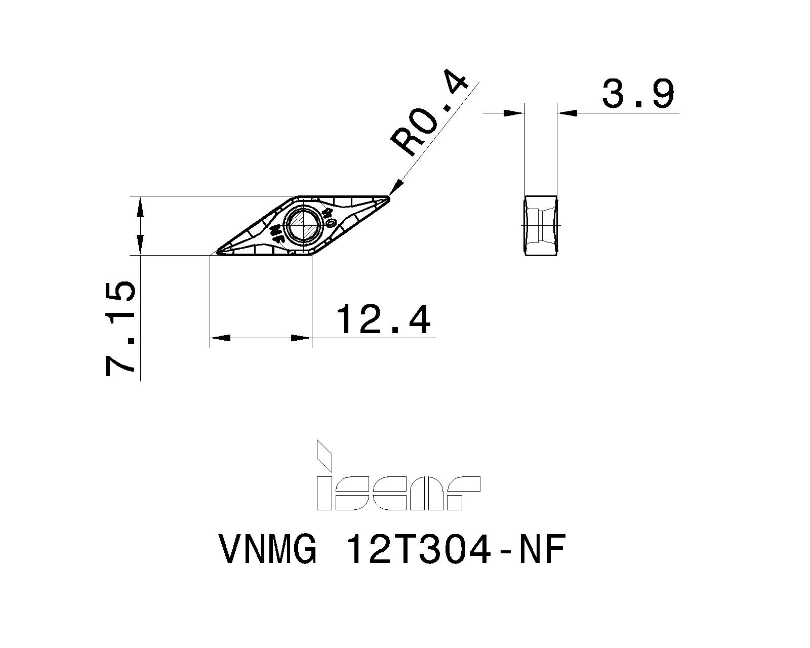 ISCAR Cutting Tools - Metal Working Tools - VNMG/VNGG-NF : 5504880 ...