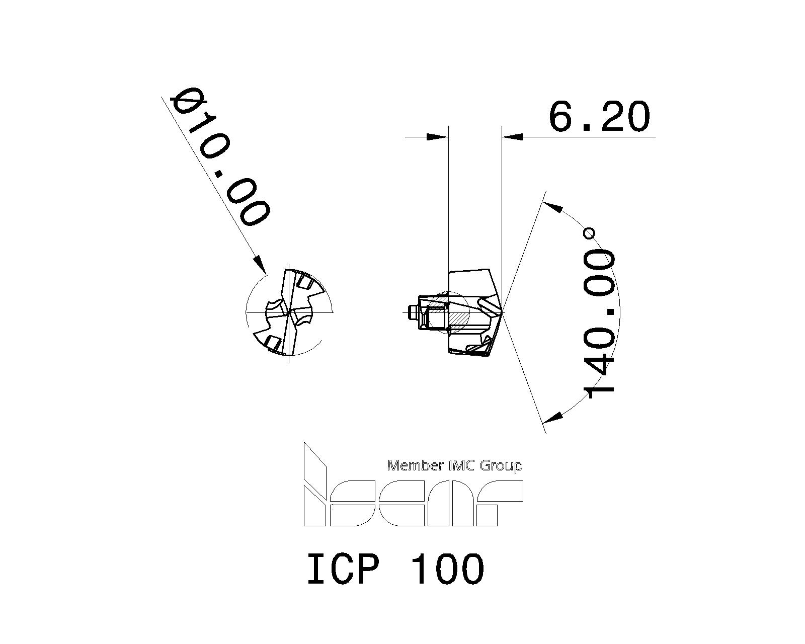ISCAR Cutting Tools - Metal Working Tools - ICP : 5506634 - ICP 100