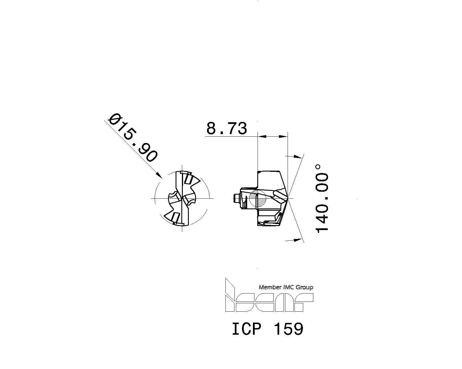 ISCAR Cutting Tools - Metal Working Tools - ICP : 5508454 - ICP 159