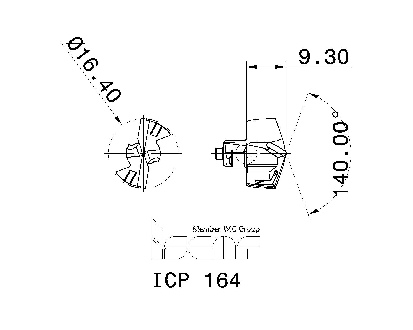ISCAR Cutting Tools - Metal Working Tools - ICP : 5508475 - ICP 164
