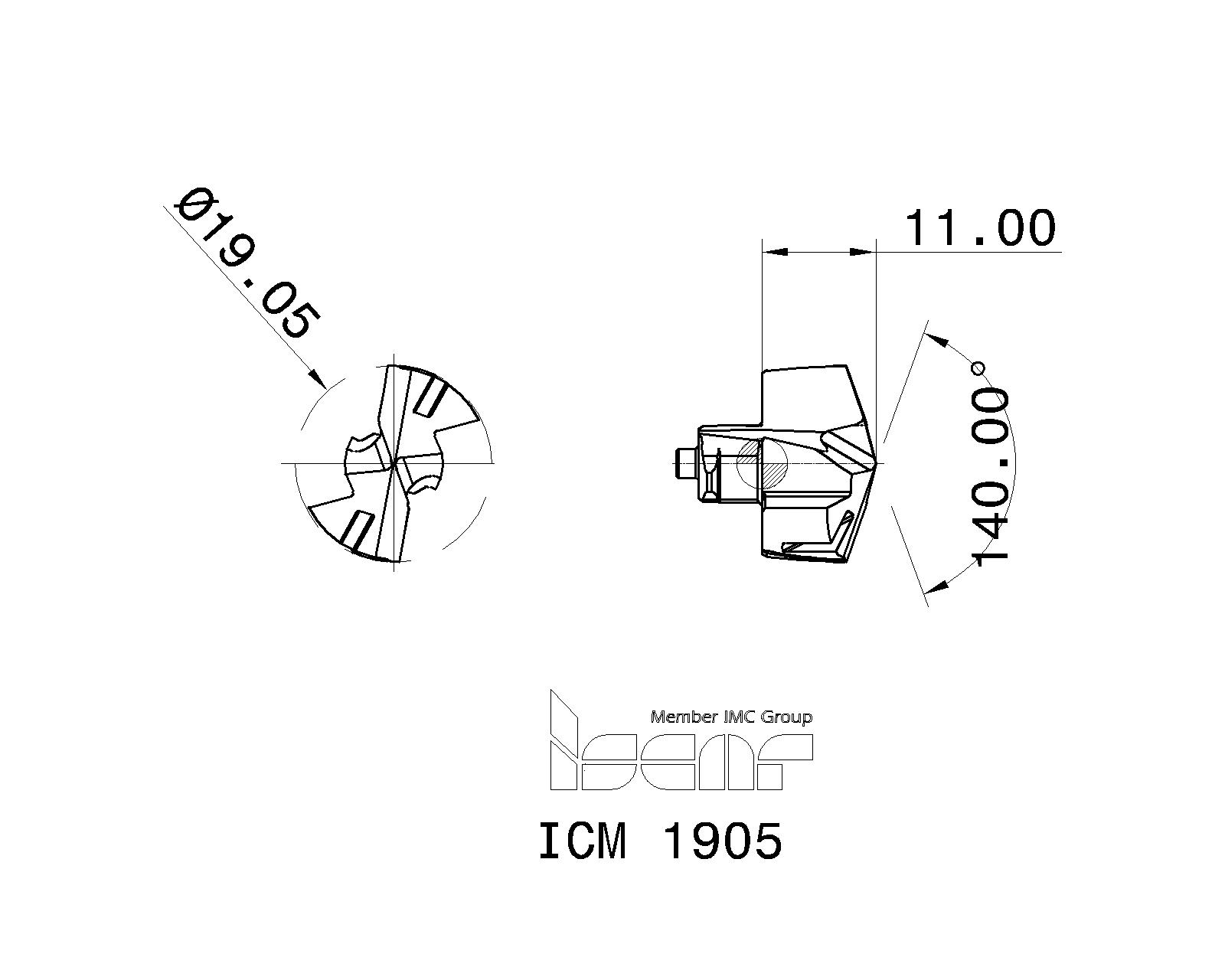 ISCAR Cutting Tools - Metal Working Tools - ICM : 5510147 - ICM 1905