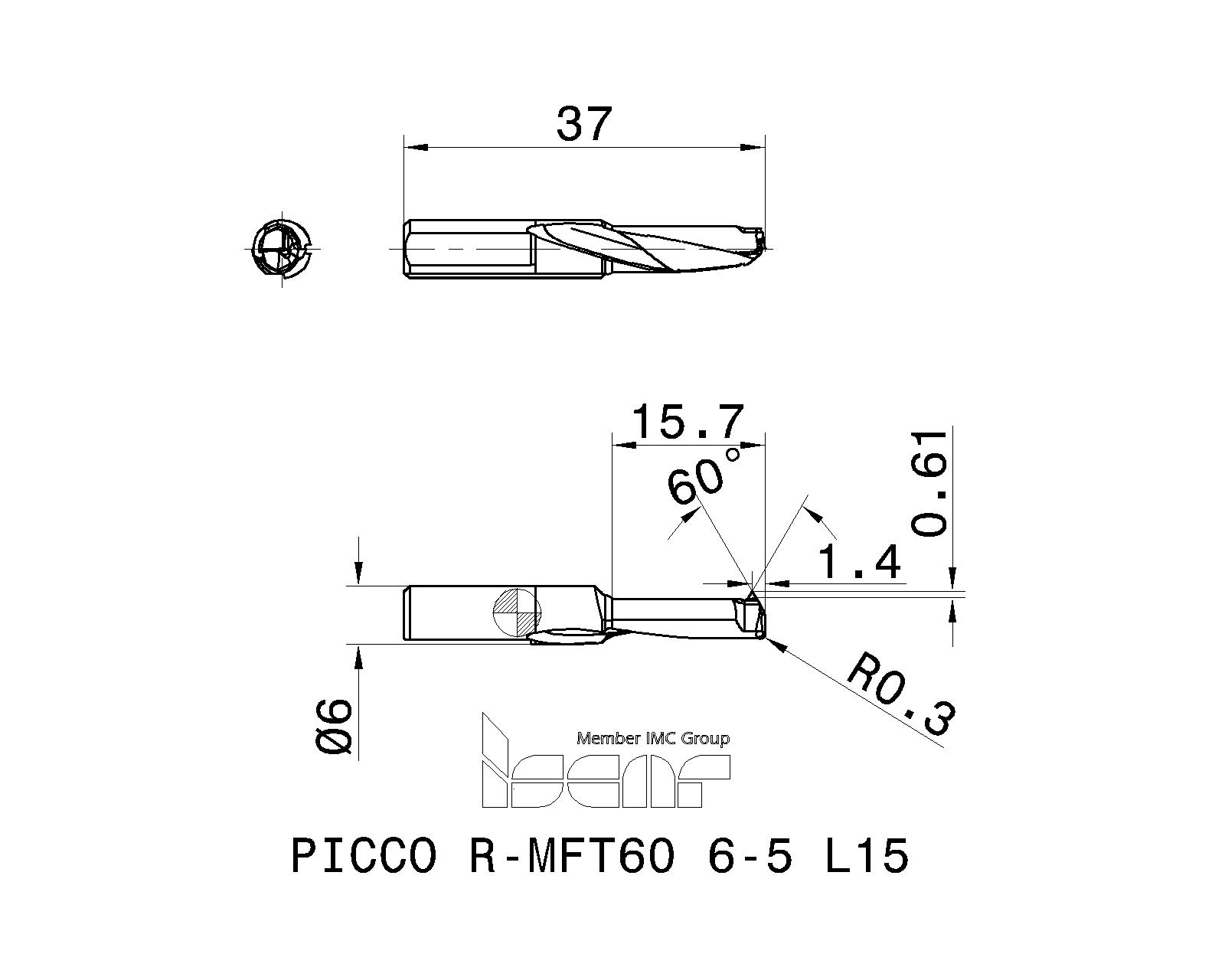 ISCAR Cutting Tools - Metal Working Tools - PICCO-MFT : 5530120 - PICCO ...