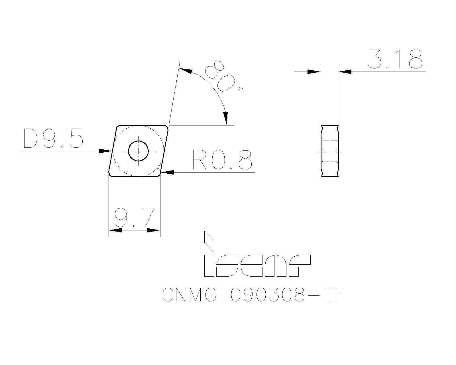 ISCAR Cutting Tools - Metal Working Tools - CNMG/CNGG-TF : 5550241 ...