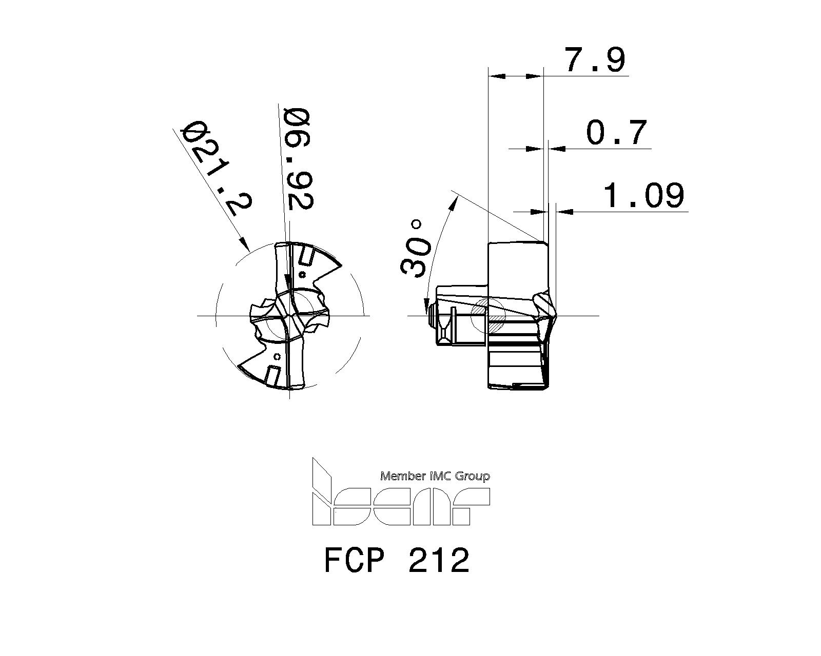 ISCAR Cutting Tools - Metal Working Tools - FCP : 5568173 - FCP 212