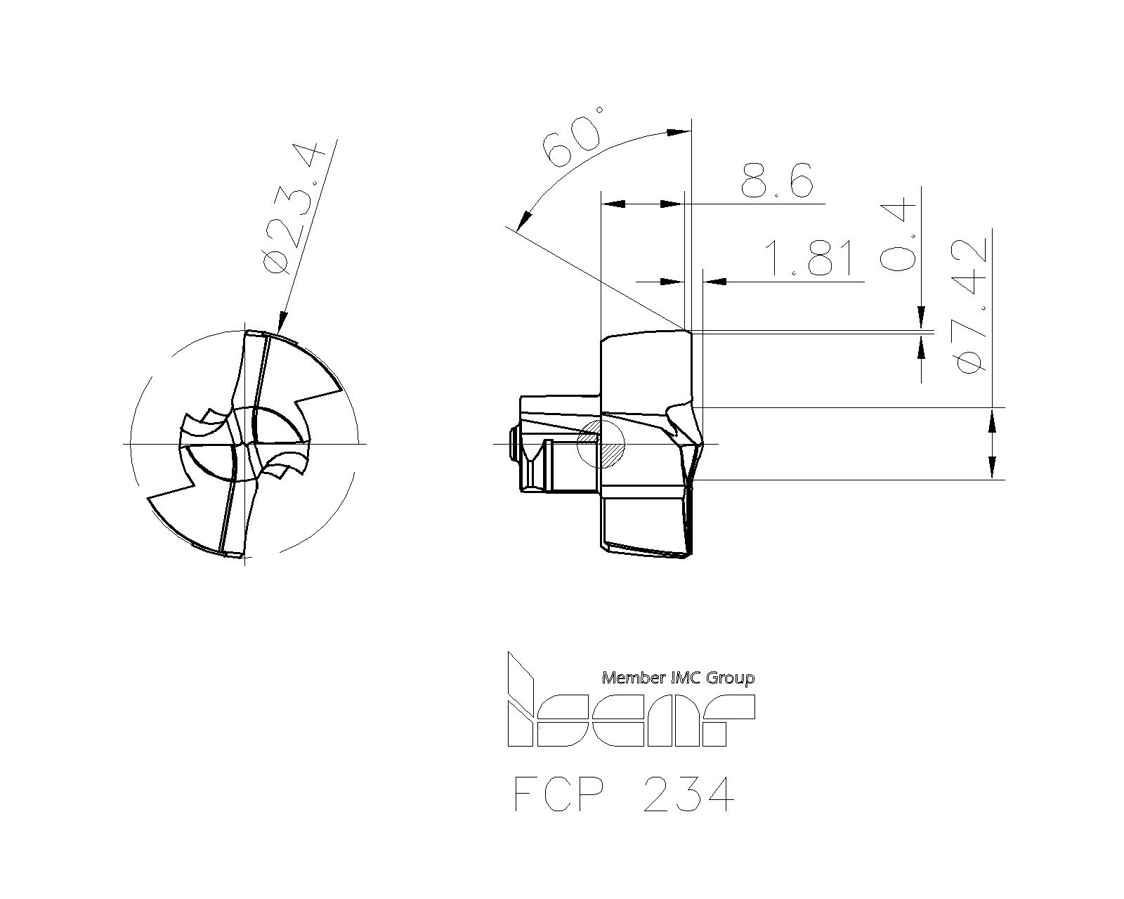 ISCAR Cutting Tools - Metal Working Tools - FCP : 5568191 - FCP 234