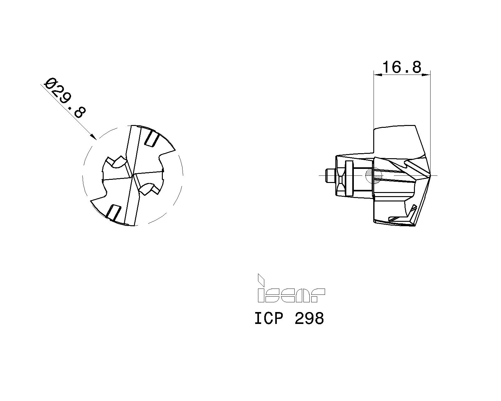 ISCAR Cutting Tools - Metal Working Tools - ICP : 5568351 - ICP 298