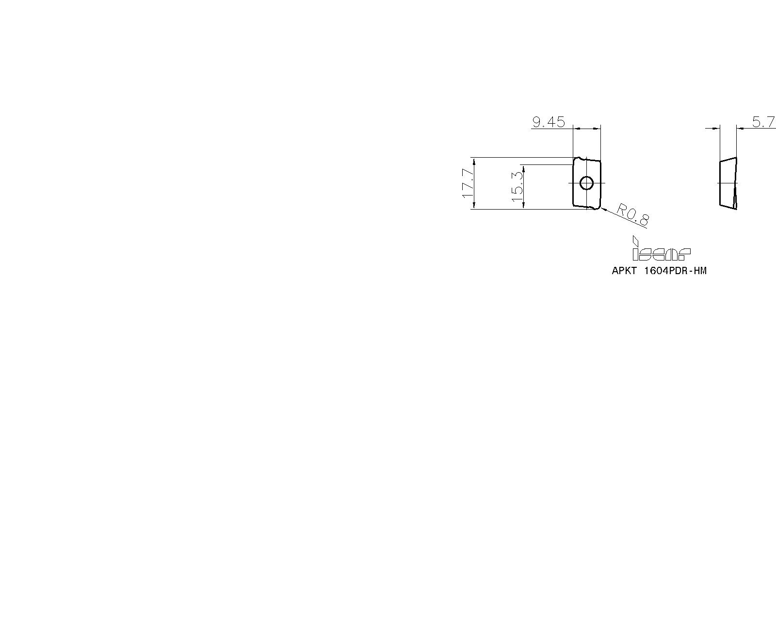 ISCAR Cutting Tools - Metal Working Tools - APKT 1604 : 5600442 - APKT ...