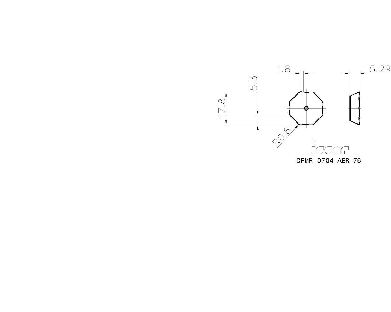 ISCAR Cutting Tools - Metal Working Tools - OFMR : 5601750 - OFMR 0704 ...