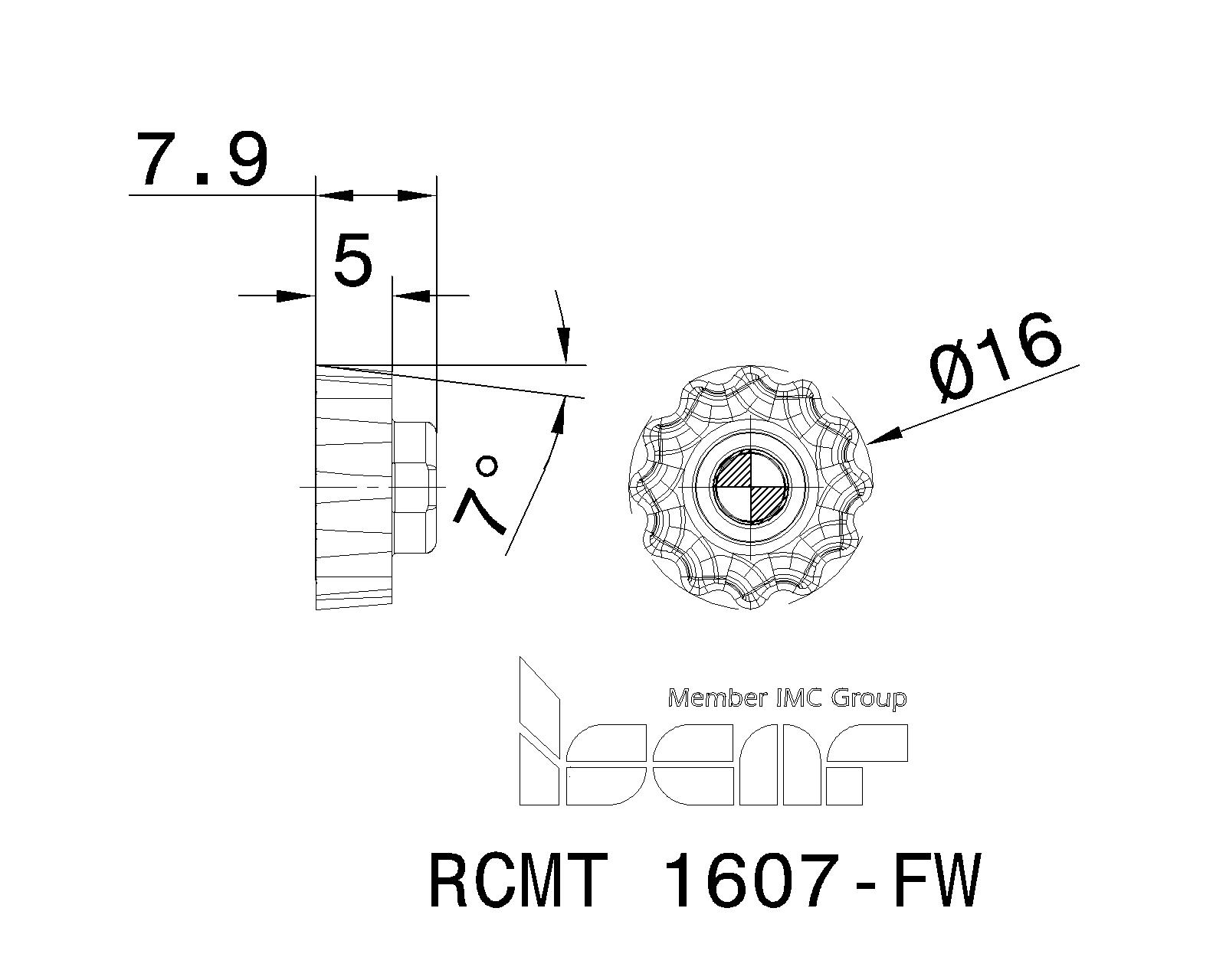 ISCAR Cutting Tools - Metal Working Tools - RCMT/RCMW/RCCW-FW : 5606590 ...