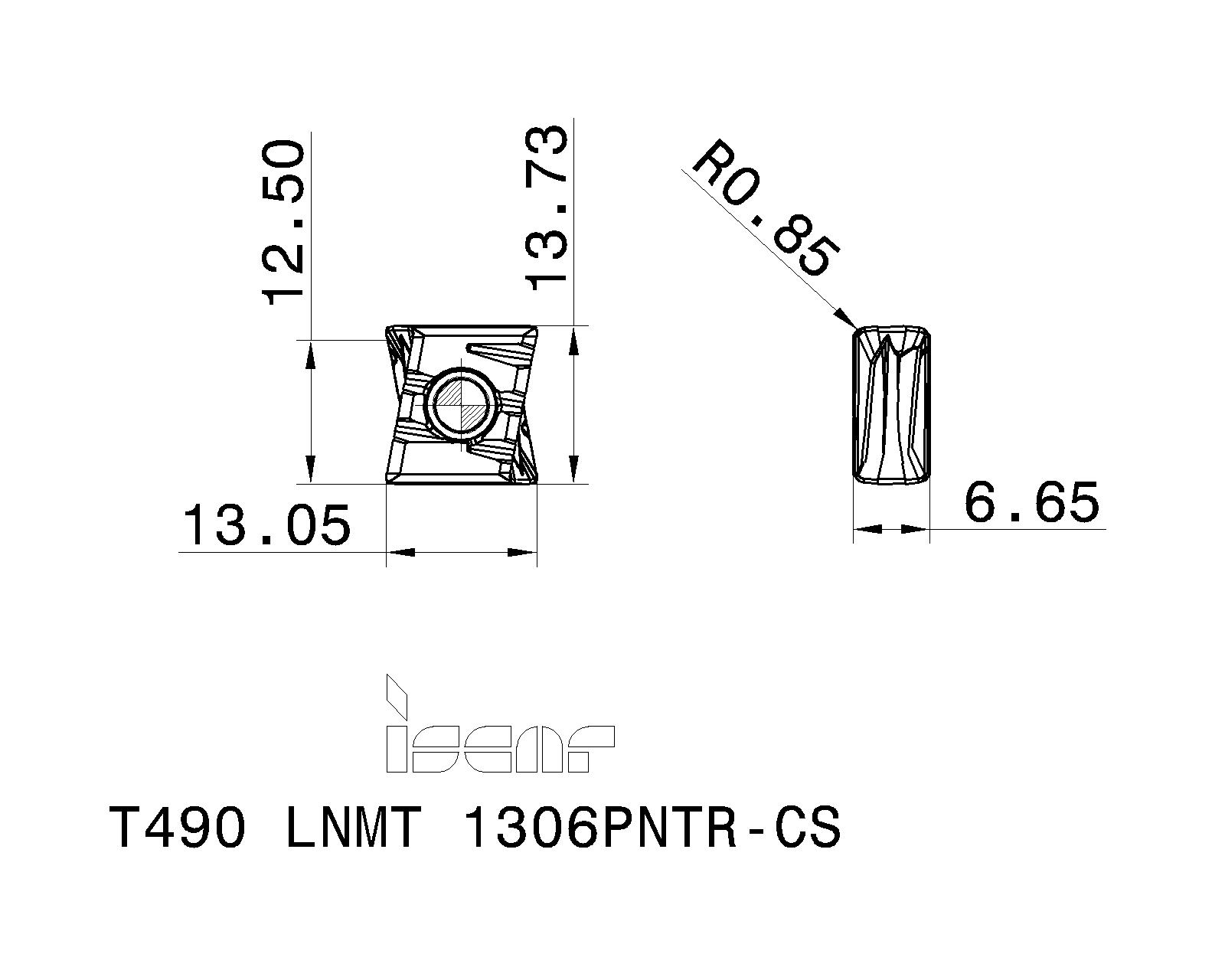 ISCAR Cutting Tools - Metal Working Tools - T490 LNMT/LNHT/LNAR 1306 : ...