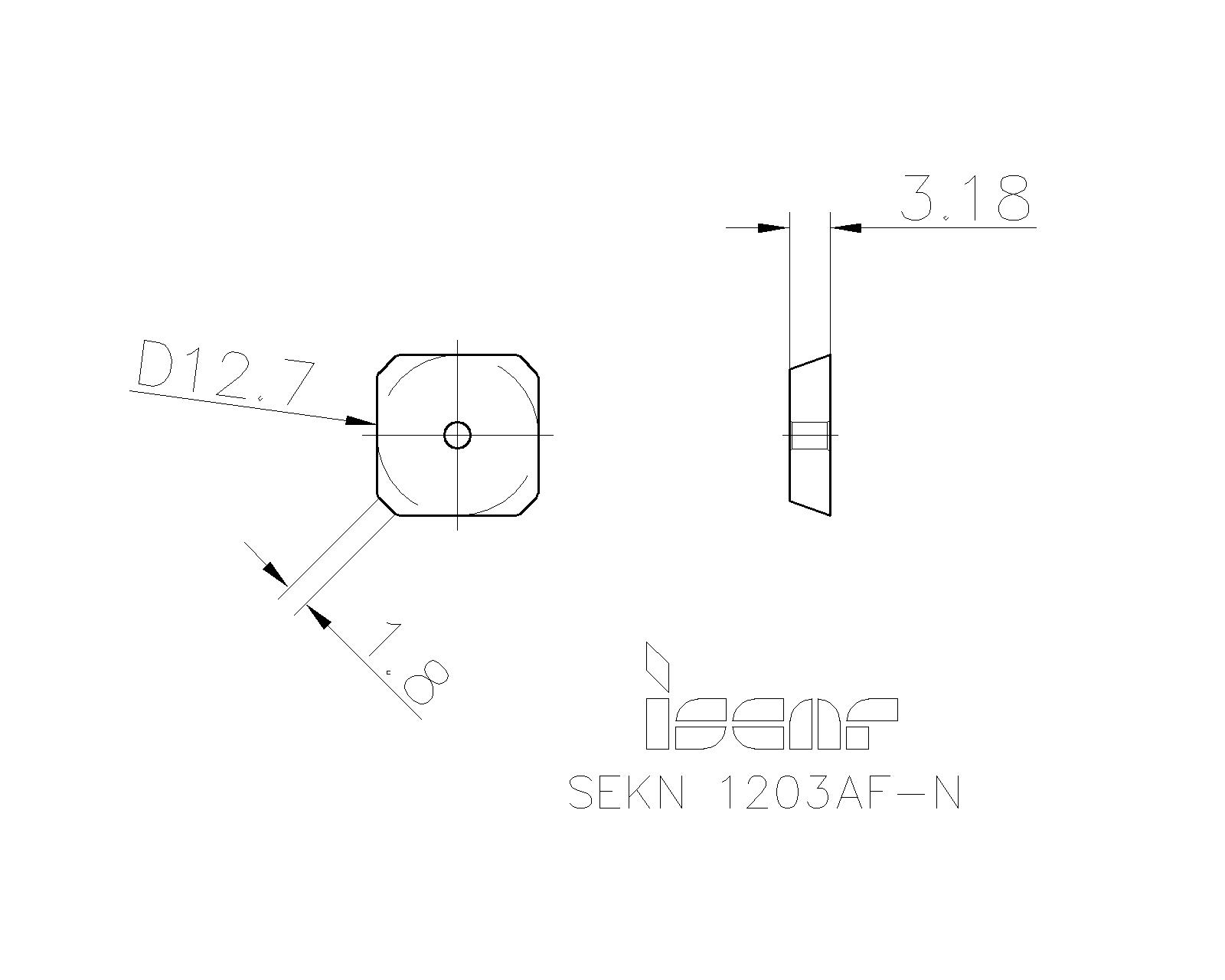 ISCAR Cutting Tools - Metal Working Tools - SEKN-AF.. : 5690424 - SEKN ...