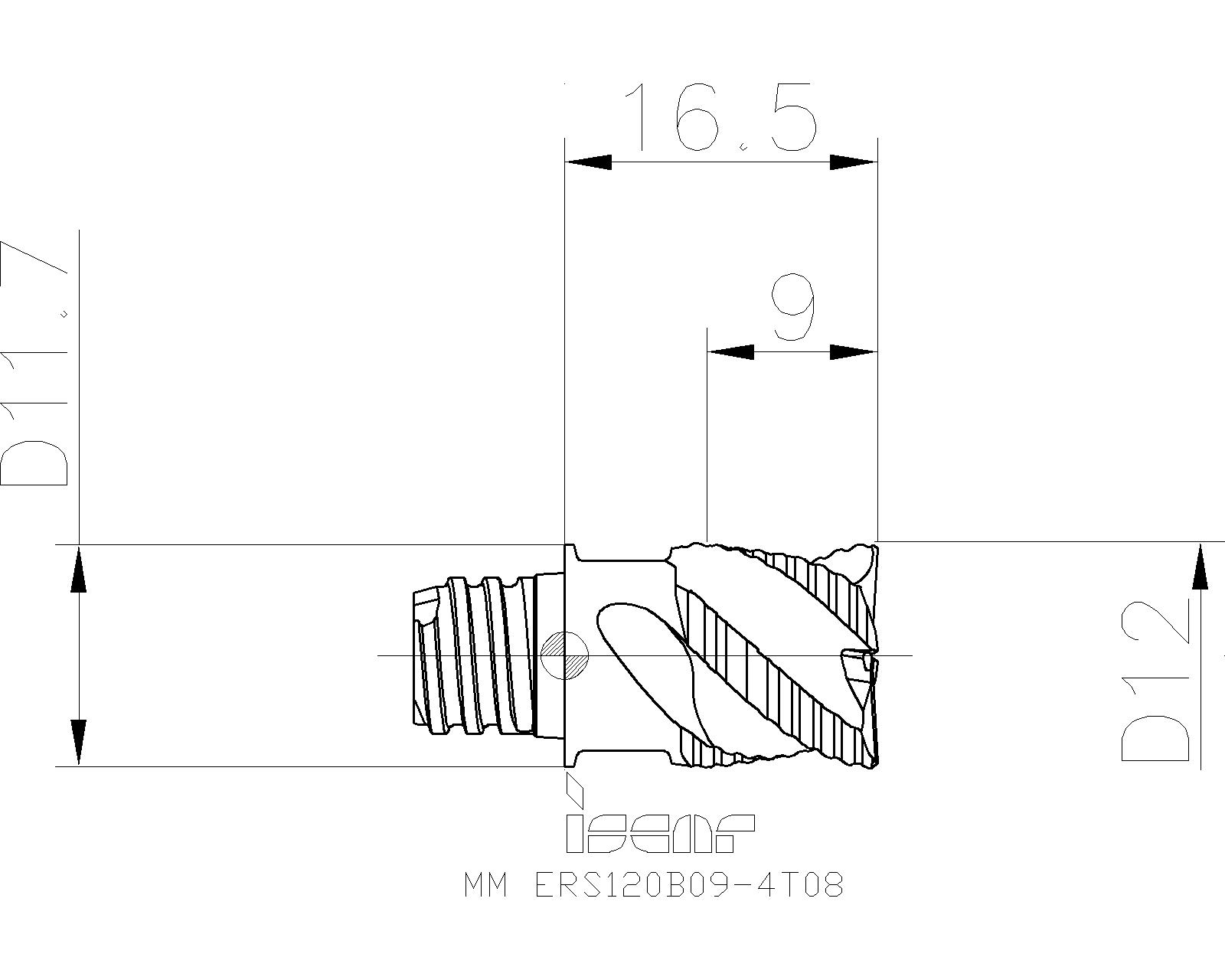 ISCAR Cutting Tools - Metal Working Tools - MM ERS : 5691111 - MM ...