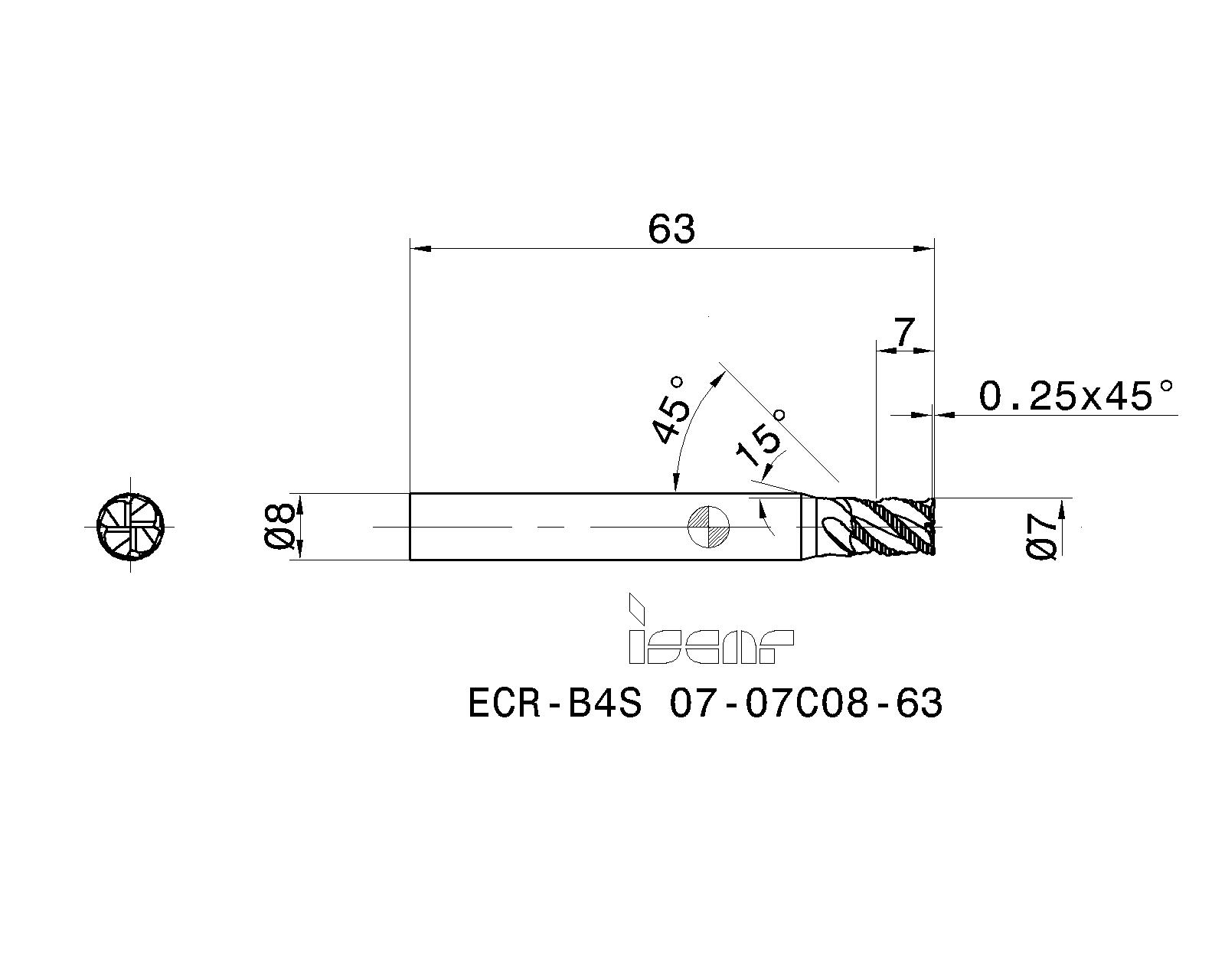 ISCAR Cutting Tools - Metal Working Tools - ECR-B-X/L/M/S : 5695782 ...