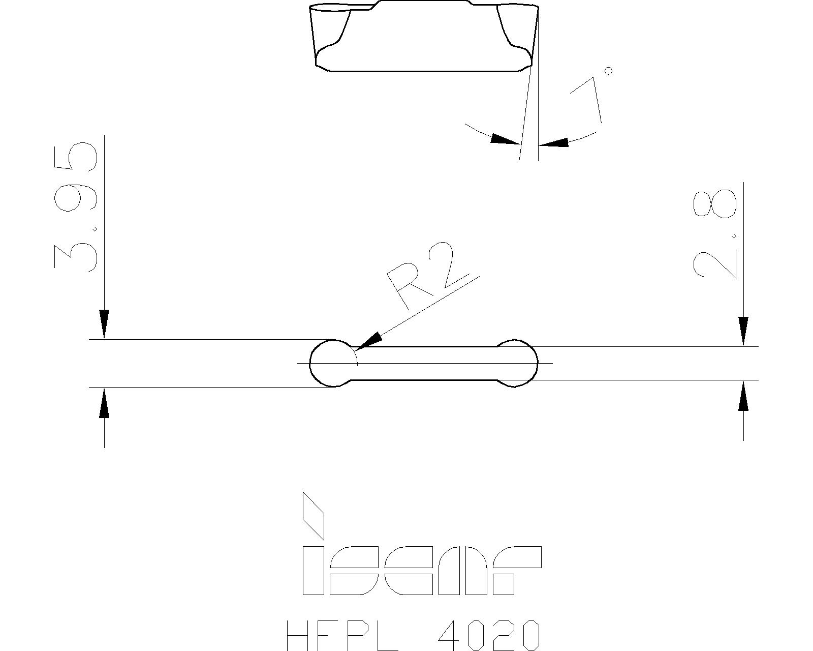 ISCAR Cutting Tools - Metal Working Tools - HFPR/L (full radius ...