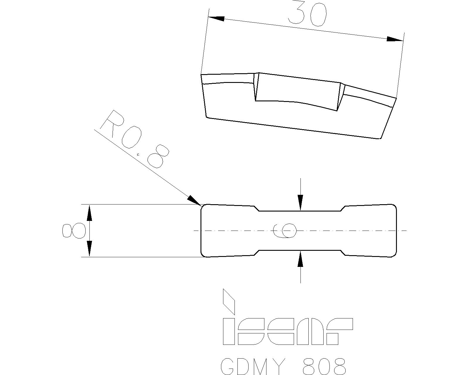 ISCAR Cutting Tools - Metal Working Tools - GDMY : 6401865 - GDMY 808
