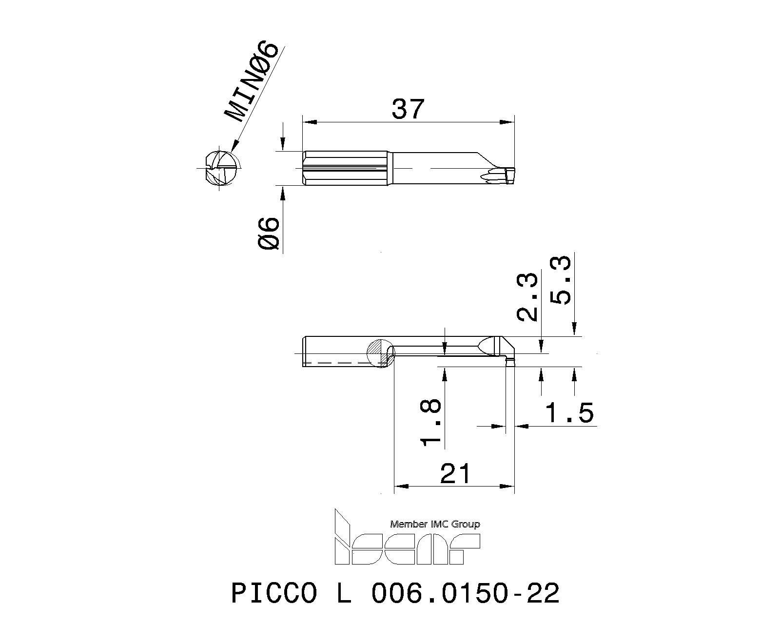 ISCAR Cutting Tools - Metal Working Tools - PICCO R/L 002-007 : 6402383 ...