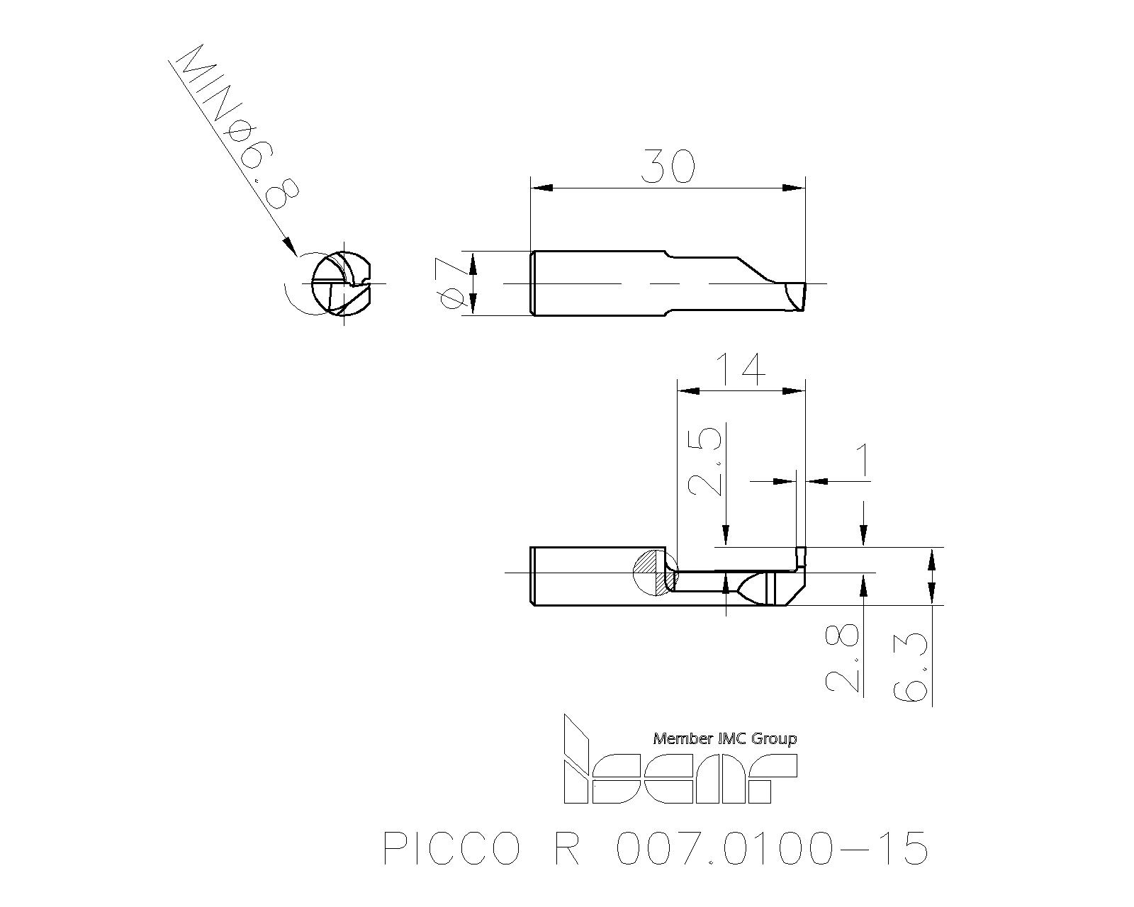 ISCAR Cutting Tools - Metal Working Tools - PICCO R/L 002-007 : 6402403 ...