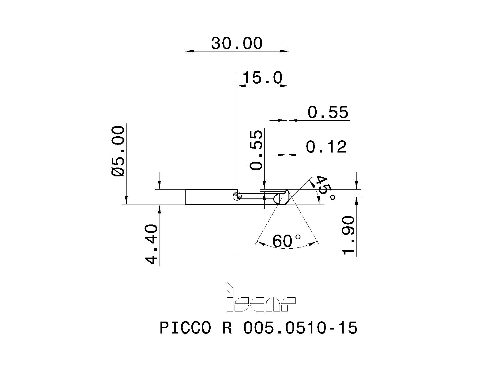ISCAR Cutting Tools - Metal Working Tools - PICCO R/L-60°-Thread ...