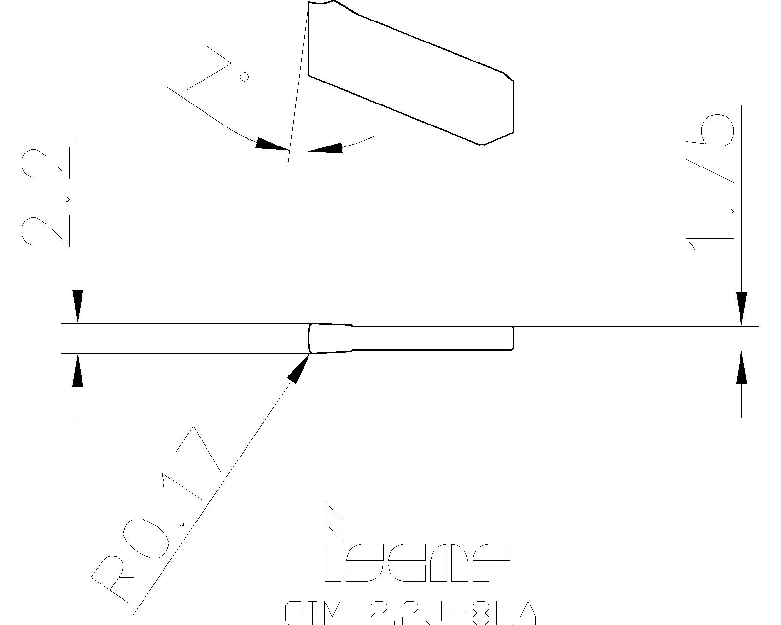 ISCAR Cutting Tools - Metal Working Tools - GIM-J-RA/LA : 6403194 - GIM ...