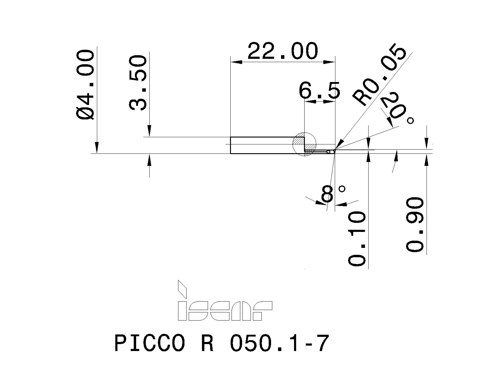 ISCAR Cutting Tools - Metal Working Tools - PICCO R/L 050, 053, 055 : ...