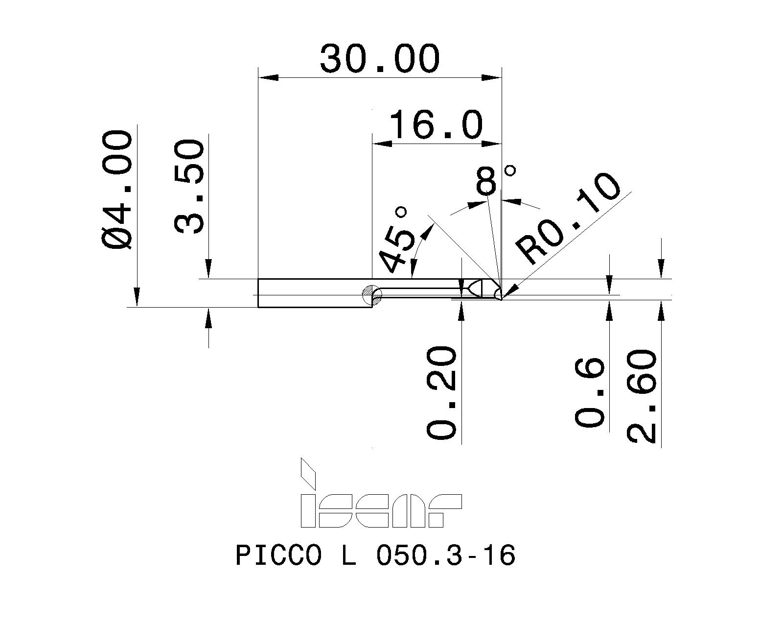 ISCAR Cutting Tools - Metal Working Tools - PICCO R/L 050, 053, 055 : ...