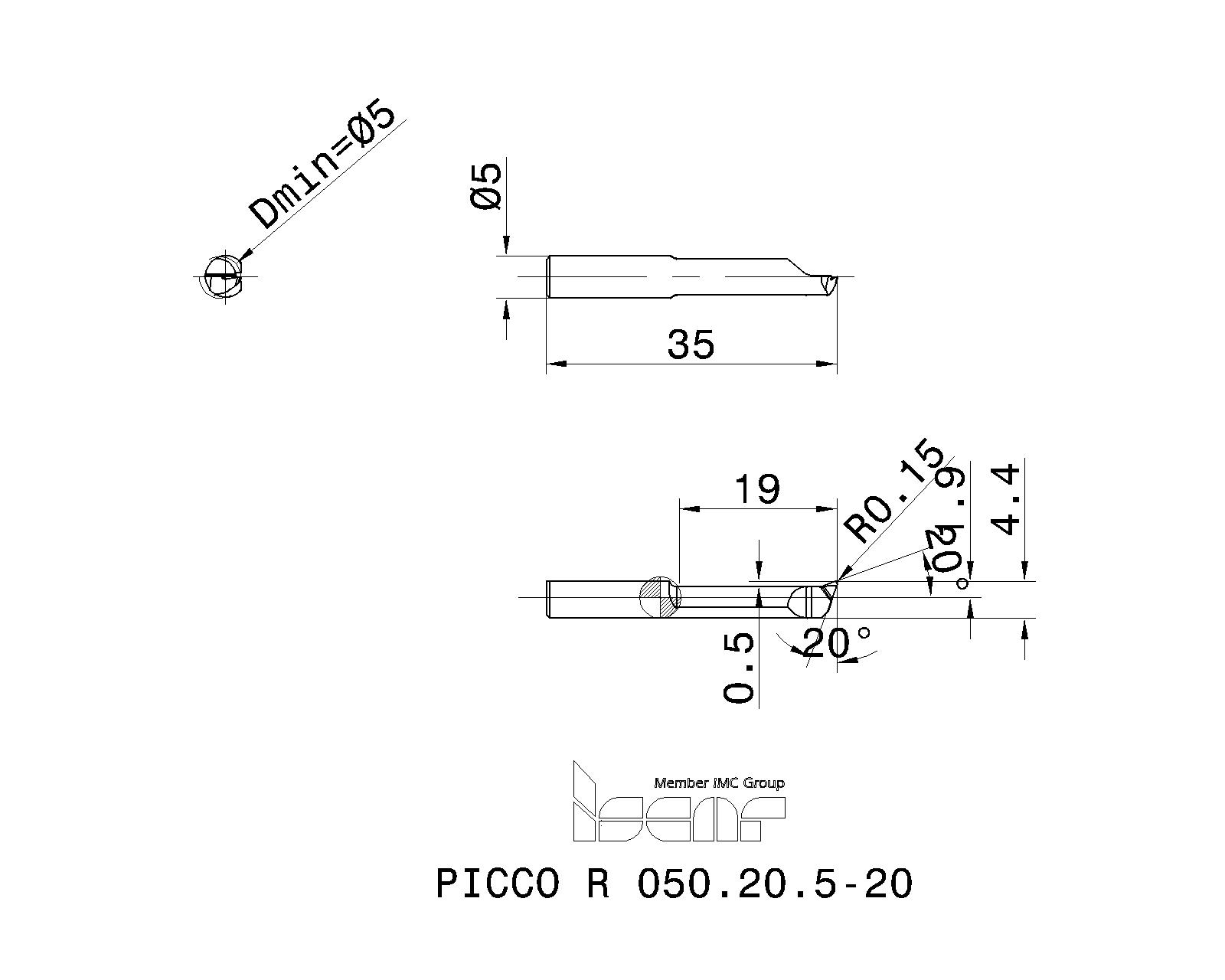 ISCAR Cutting Tools - Metal Working Tools - PICCO R 050.20 : 6405296 ...