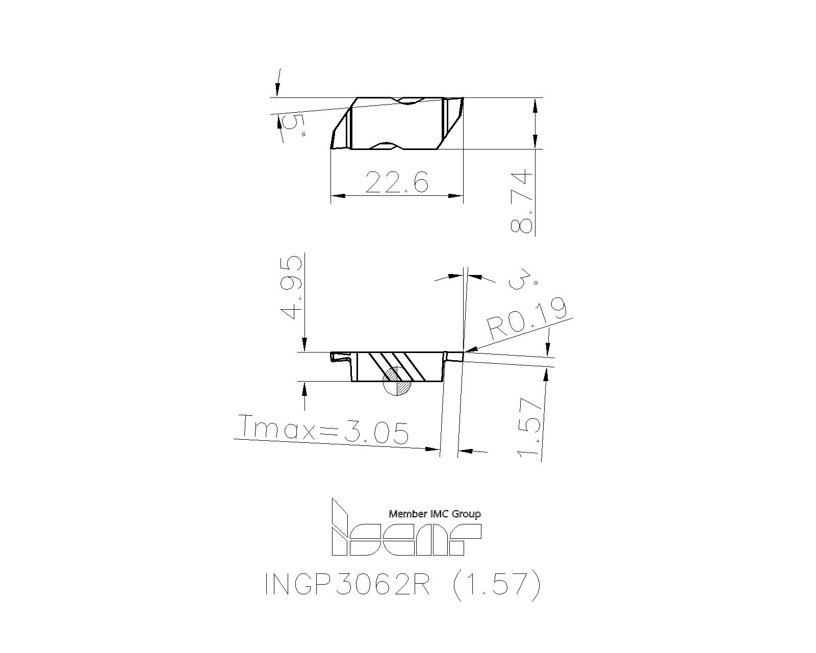 ISCAR Cutting Tools - Metal Working Tools - ING/INGP-R/L : 6411964 ...