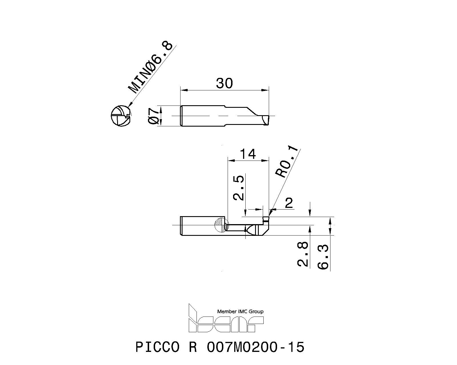 ISCAR Cutting Tools - Metal Working Tools - PICCO R/L 002-007 : 6412029 ...