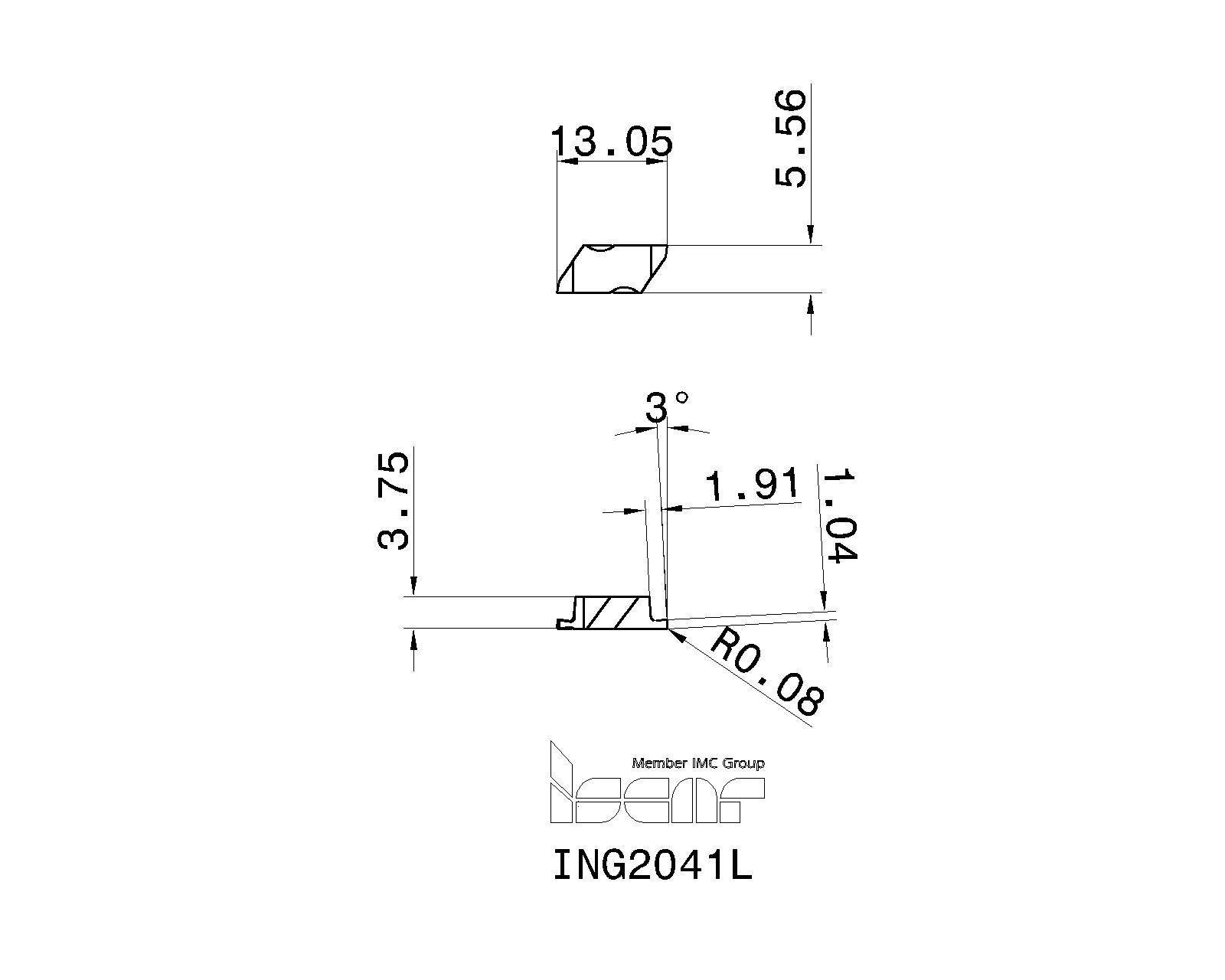 ISCAR Cutting Tools - Metal Working Tools - ING/INGP-R/L : 6412054 ...