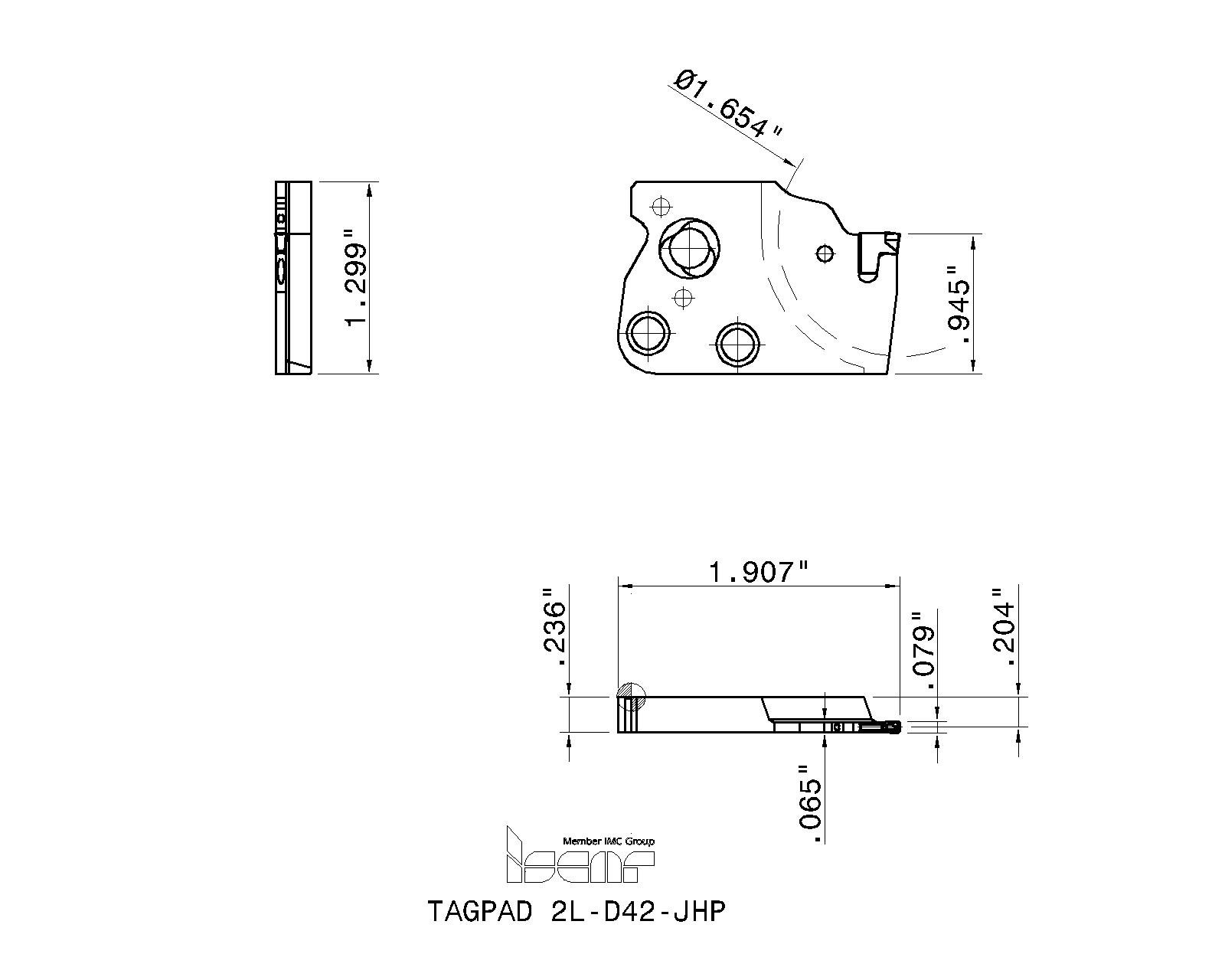 ISCAR Cutting Tools - Metal Working Tools - TAGPAD-JHP : 2393889 ...