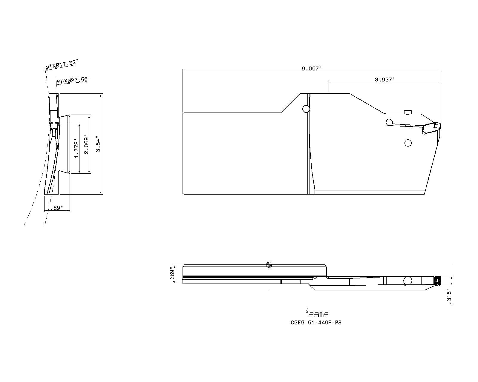 ISCAR Cutting Tools - Metal Working Tools - CGFG 51-P8 : 2892473 - CGFG ...