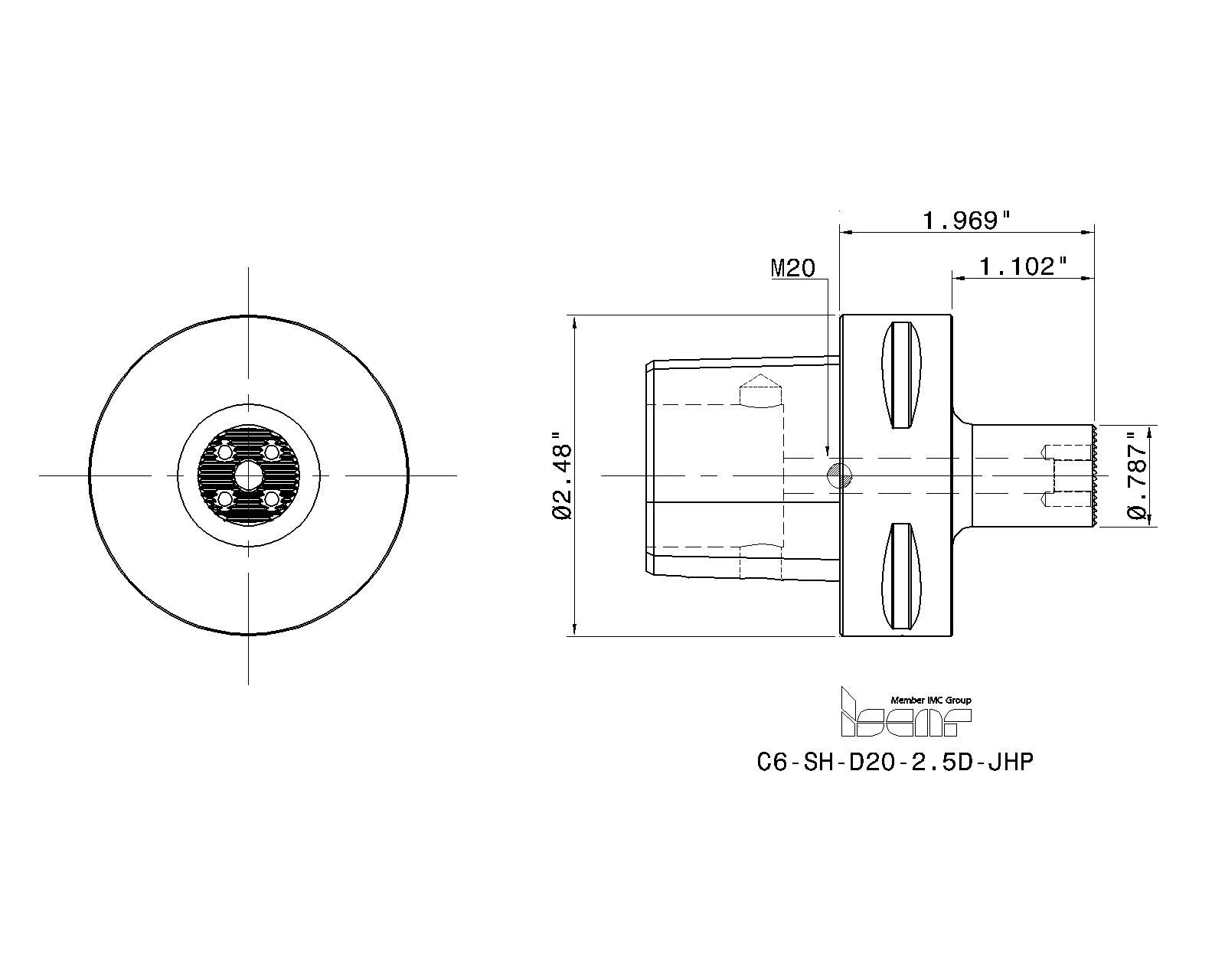 ISCAR Cutting Tools - Metal Working Tools - C#-SH-JHP : 3378664 - C6-SH ...