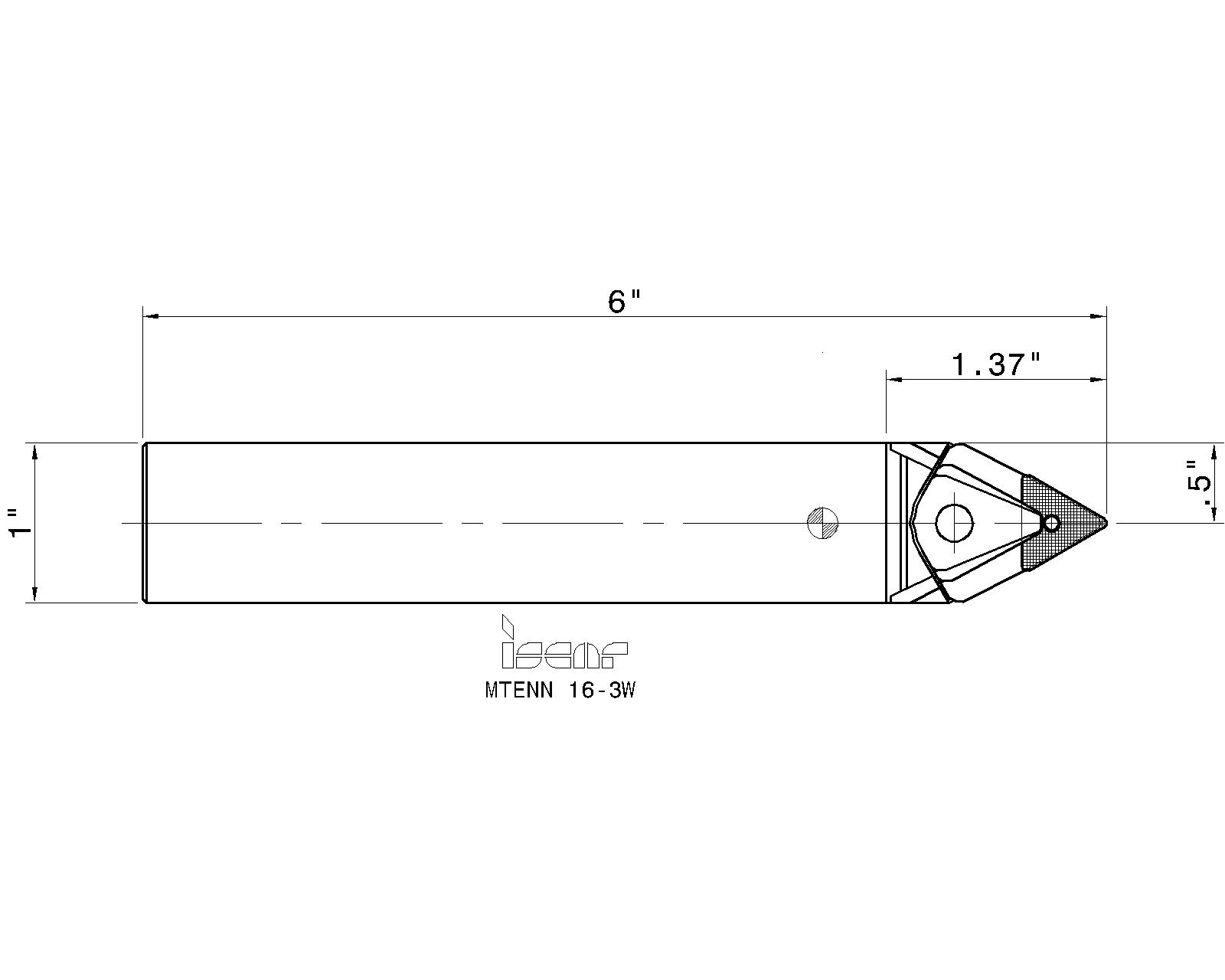ISCAR Cutting Tools - Metal Working Tools - MTENN-W : 3606516 - MTENN ...