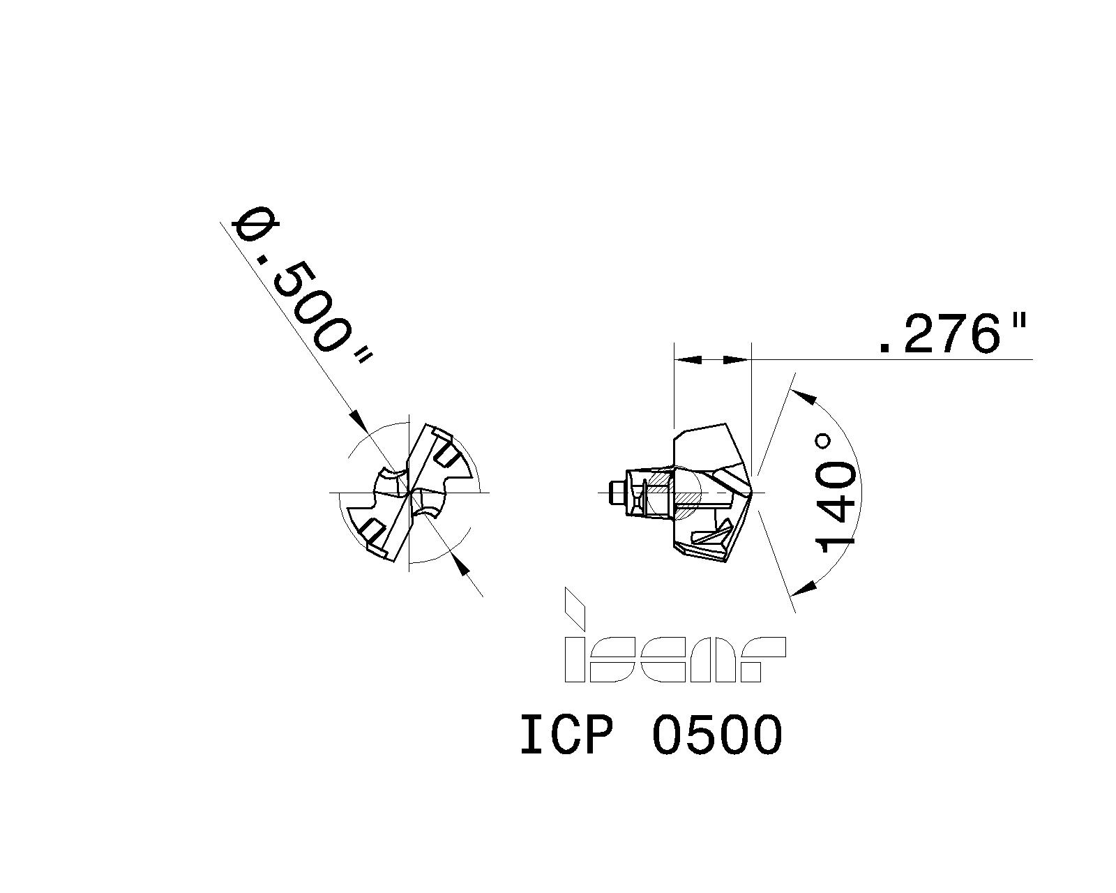 ISCAR Cutting Tools - Metal Working Tools - ICP : 5507956 - ICP 0500