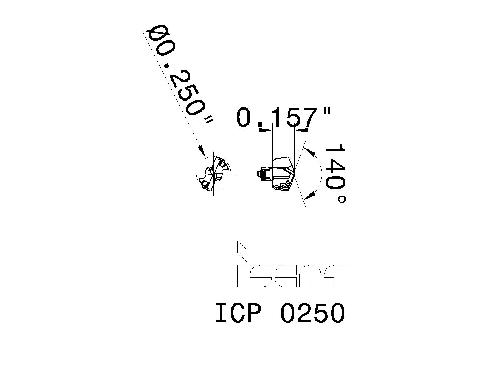 ISCAR Cutting Tools - Metal Working Tools - ICP : 5567005 - ICP 0250