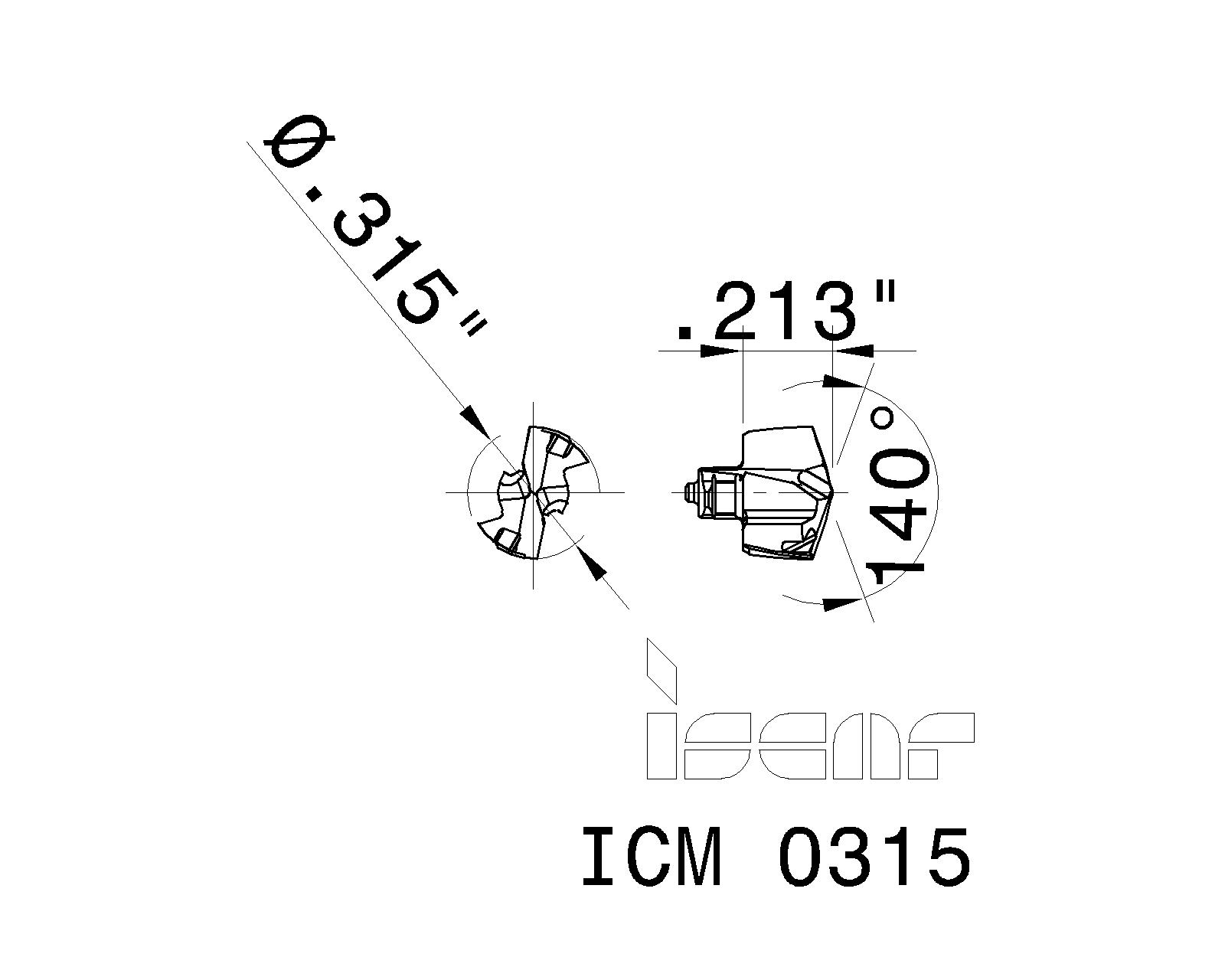 ISCAR Cutting Tools - Metal Working Tools - ICM : 5567154 - ICM 0315